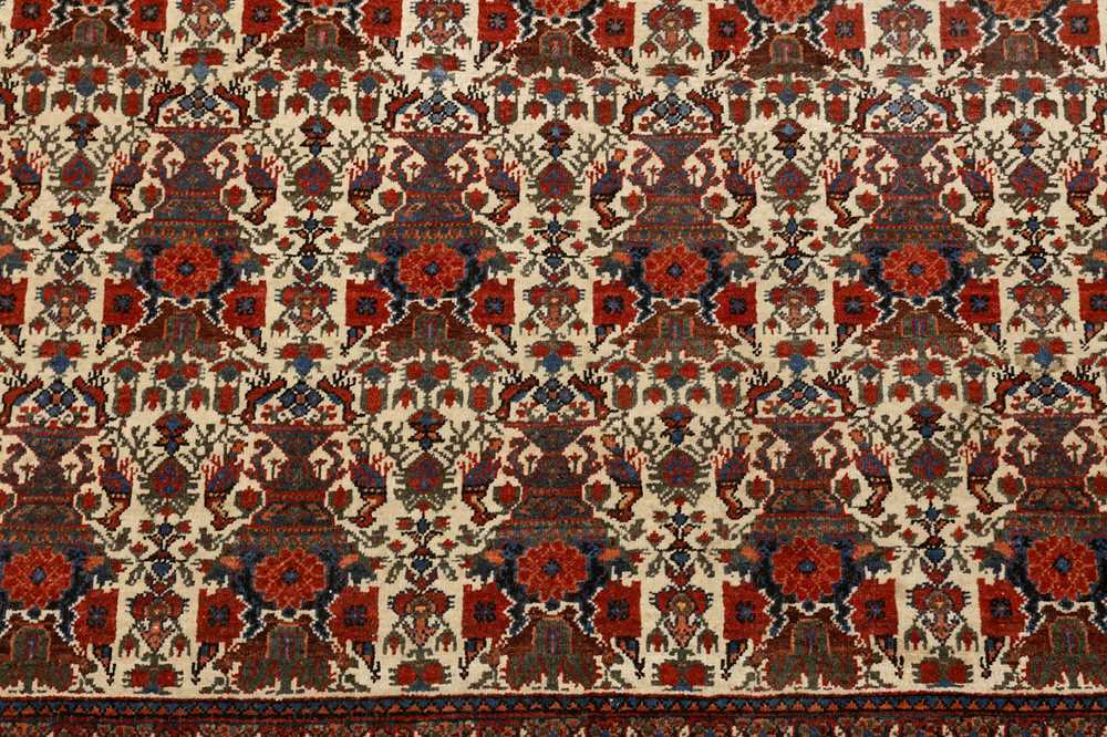 Lot 79 - A FINE ABADEH RUG WITH SALEH-SULTAN DESIGN,