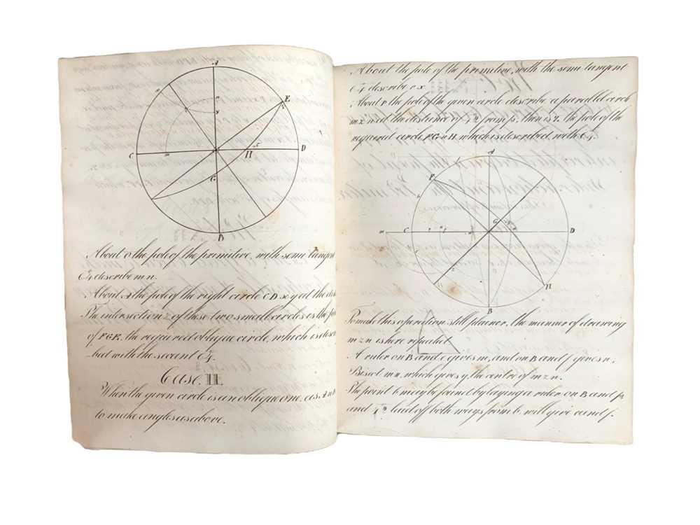 Lot 249 - Mathematical Manuscript [1809]