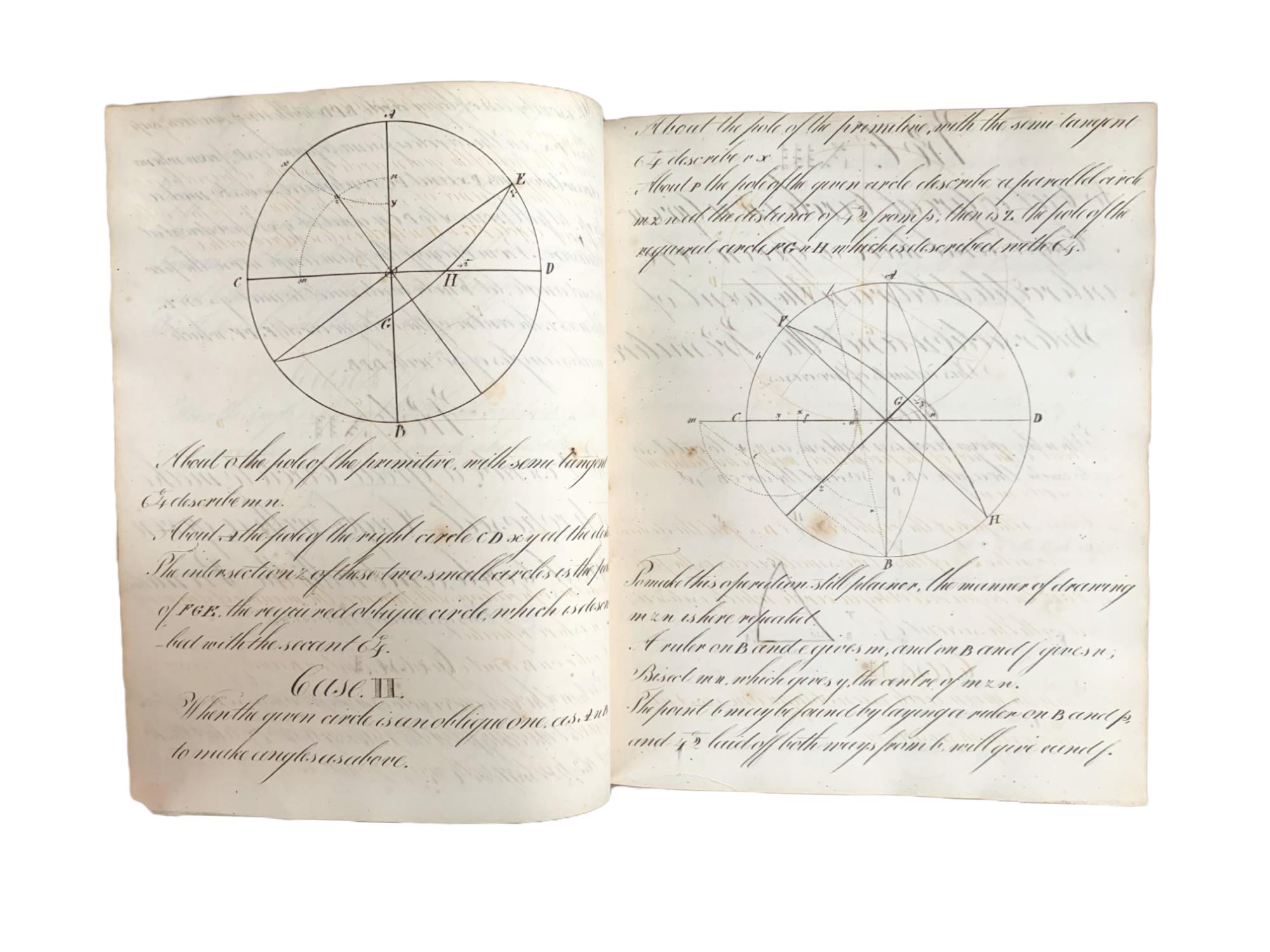 Lot 249 - Mathematical Manuscript [1809]