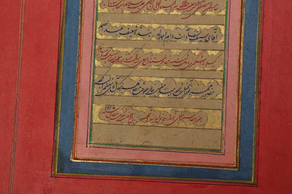 Lot 83 - A CONCERTINA ALBUM OF NASKH CALLIGRAPHY