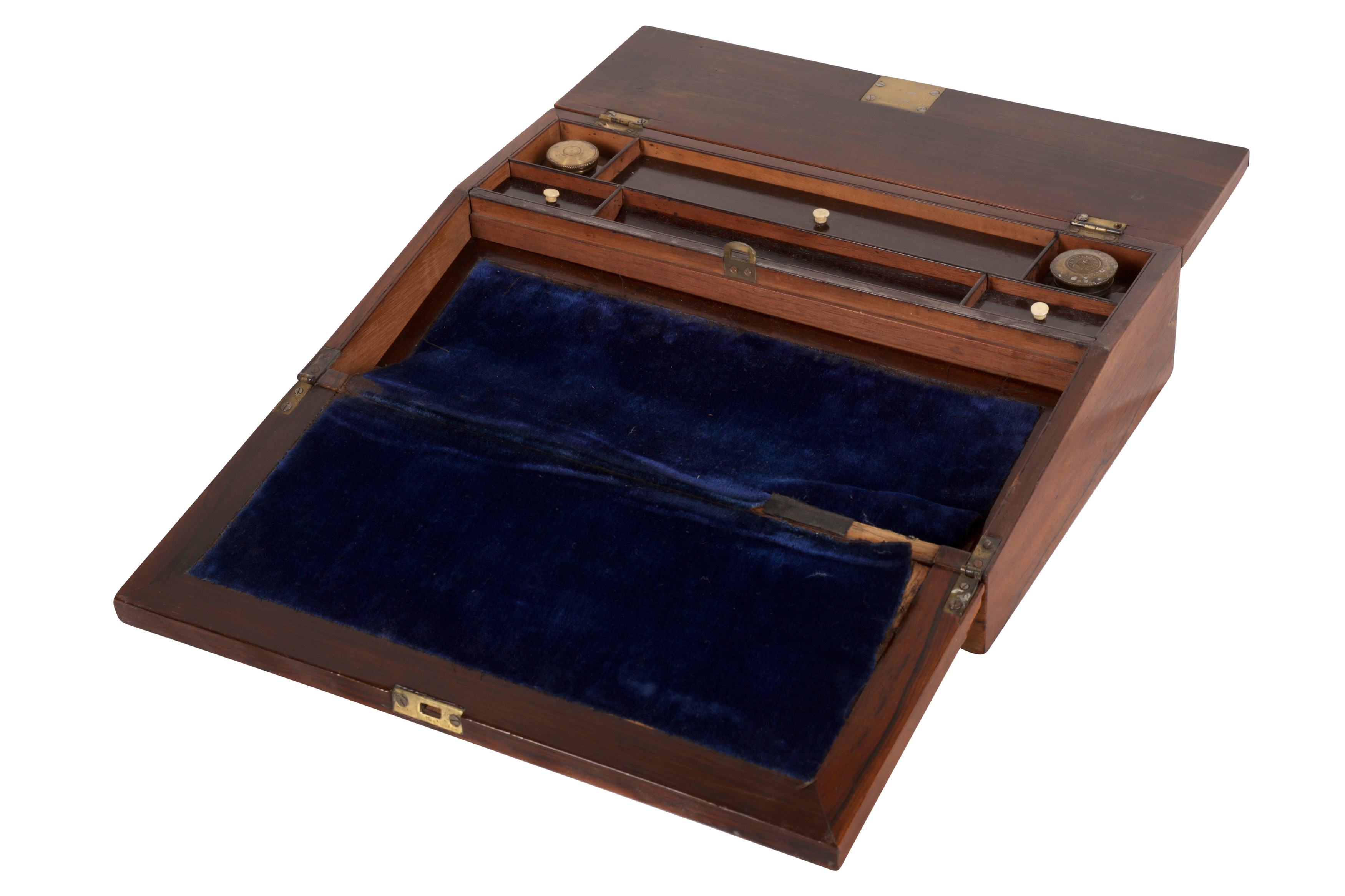 Lot 246 - TWO NINETEENTH CENTURY WRITING SLOPES