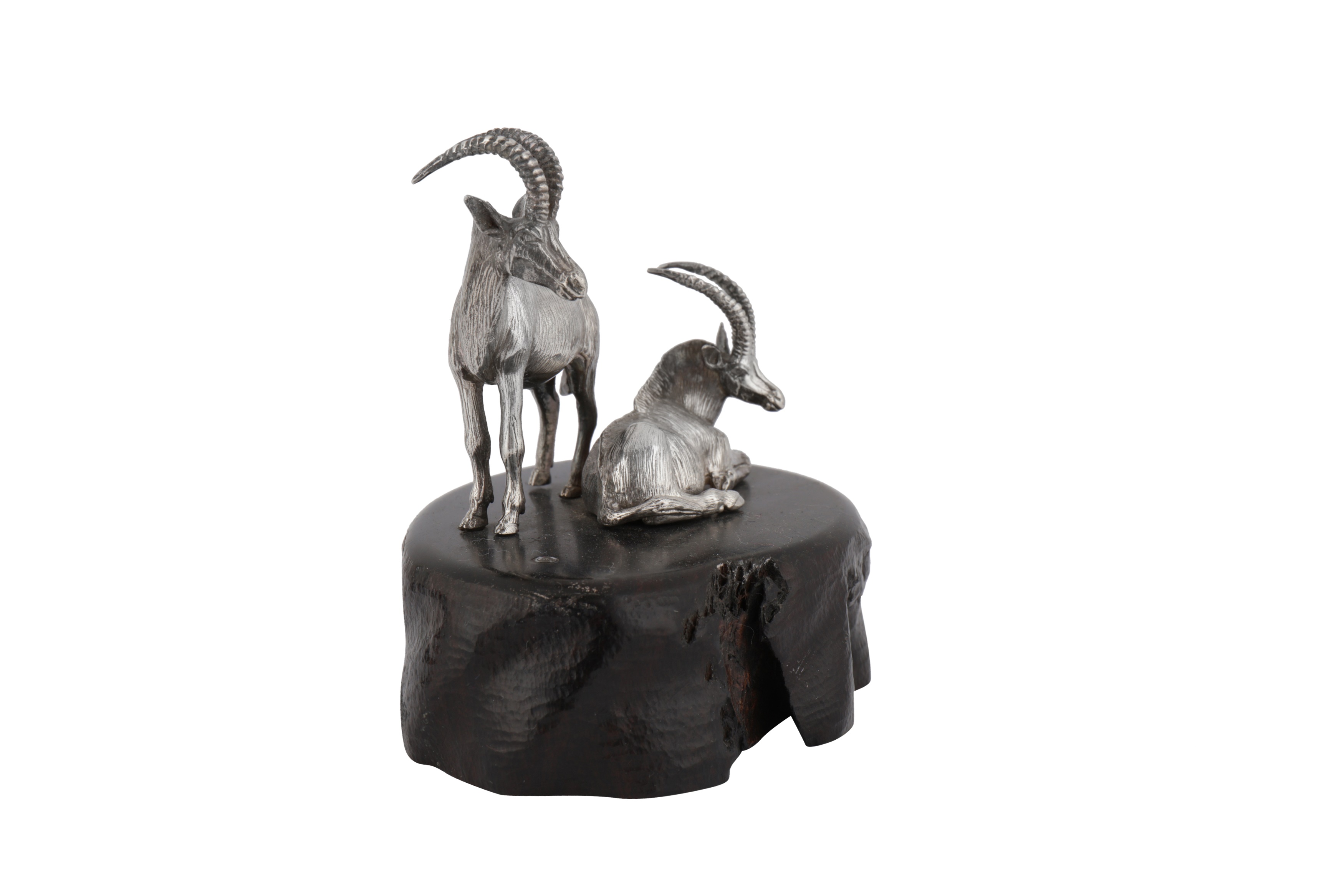 Lot 173 - A contemporary Zimbabwean silver model of