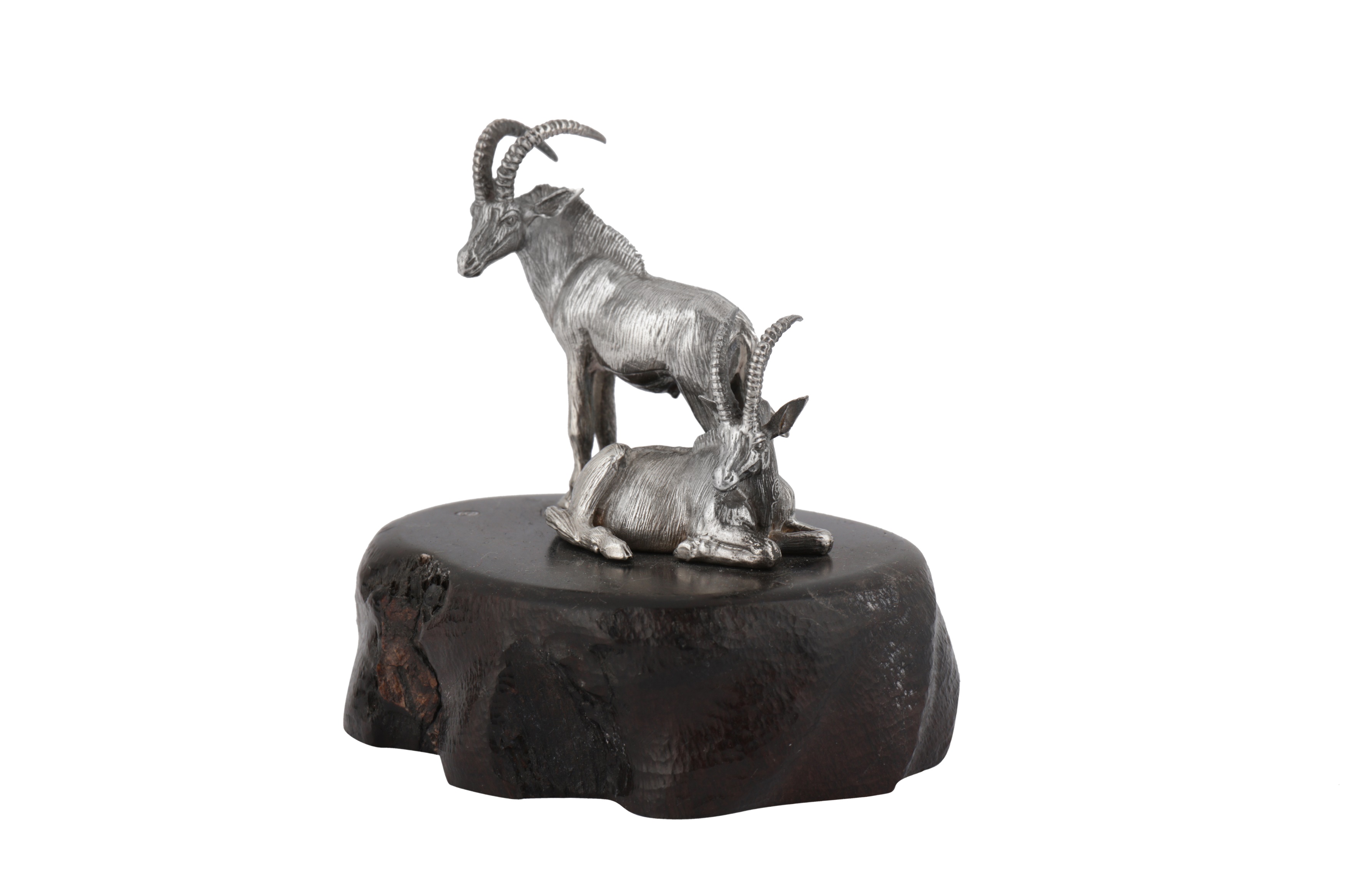 Lot 173 - A contemporary Zimbabwean silver model of