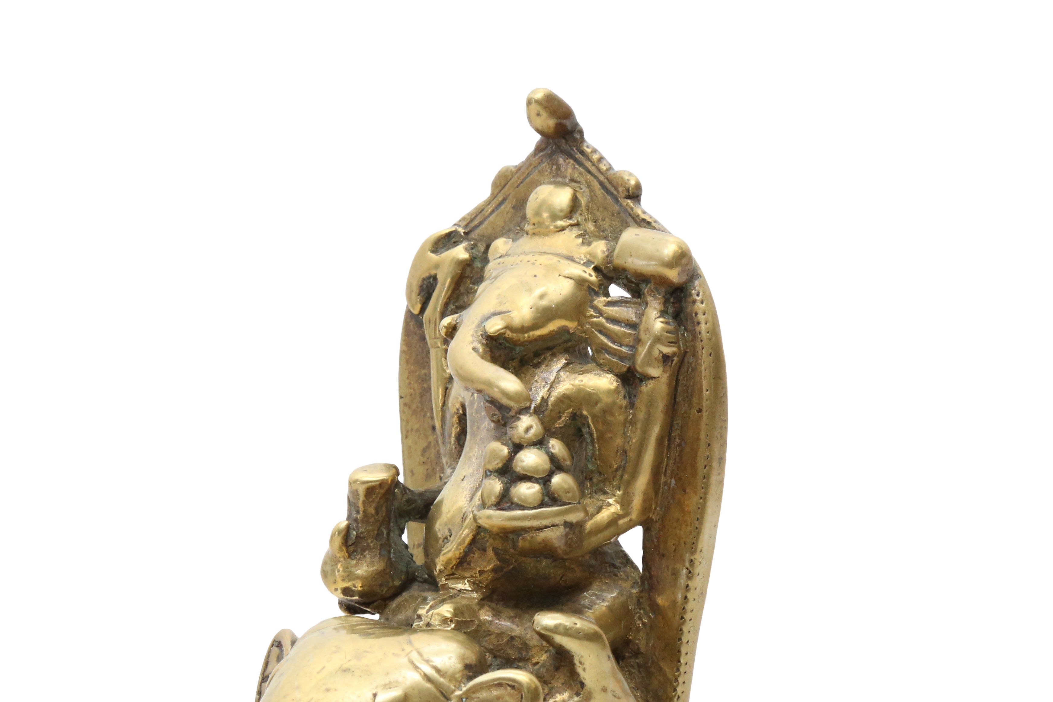 Lot 248 - FOUR DEVOTIONAL COPPER ALLOY STATUETTES OF