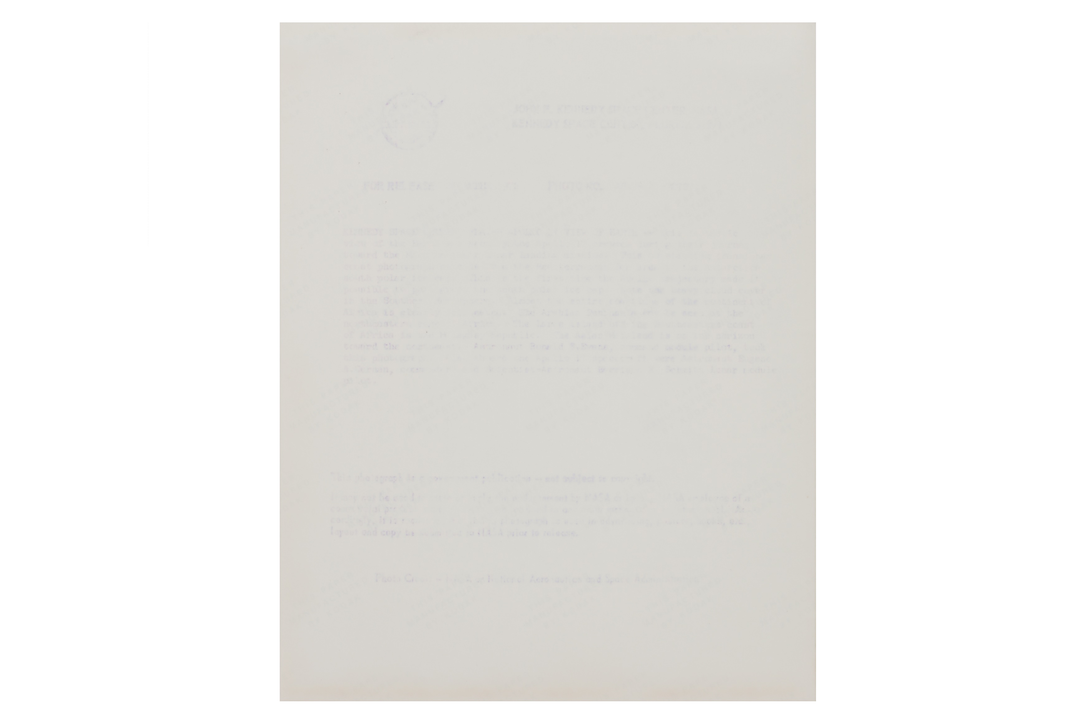 Lot 97 - Apollo 17: The Blue Marble