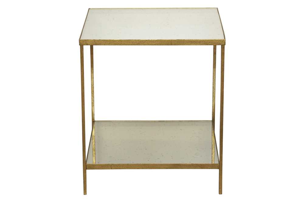 Lot 324 - OKA; A CONTEMPORARY MERLE SIDE TABLE