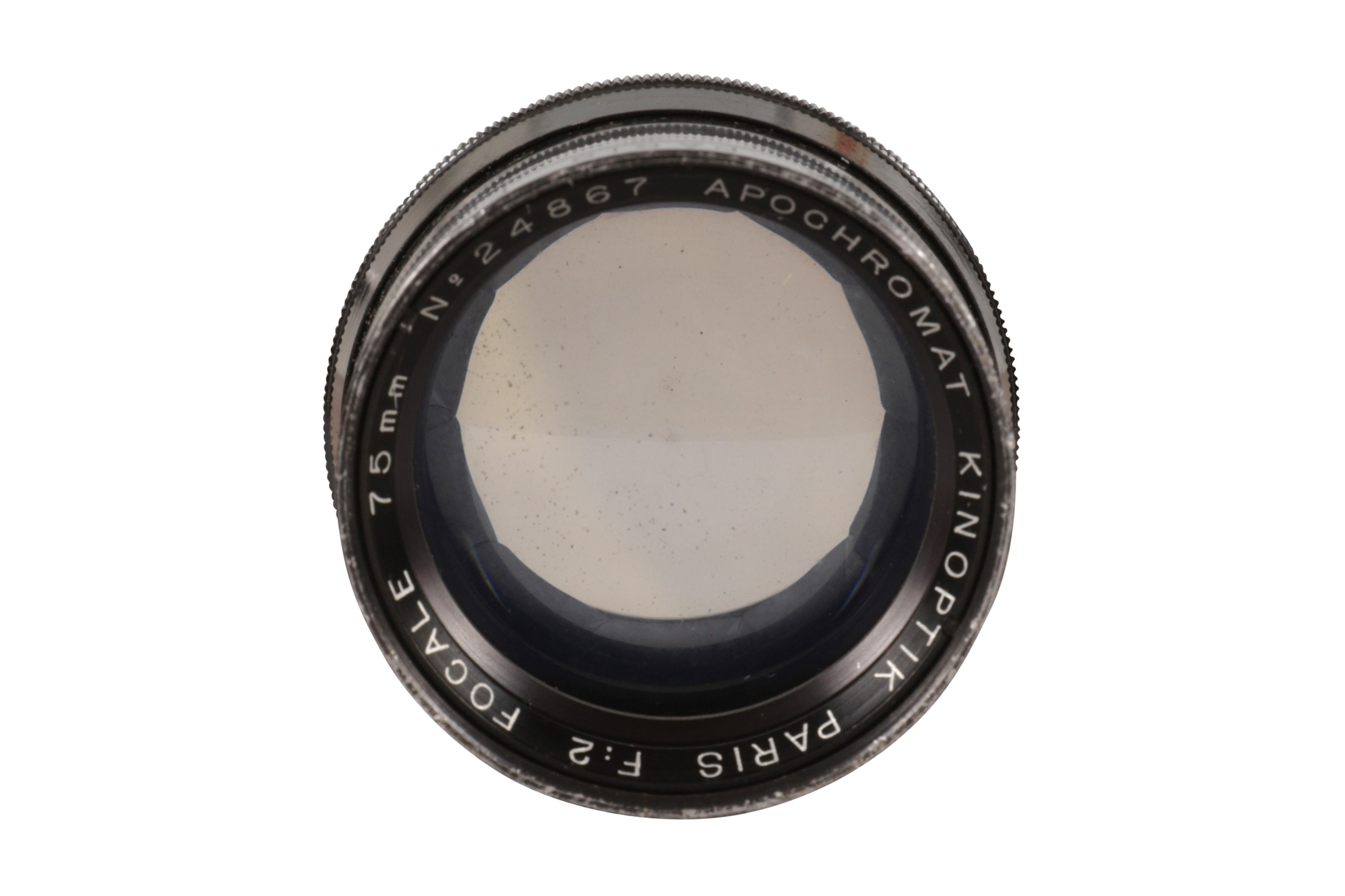 Lot 253 - A Kinoptik Paris 75mm f/2 Apochromat Focale