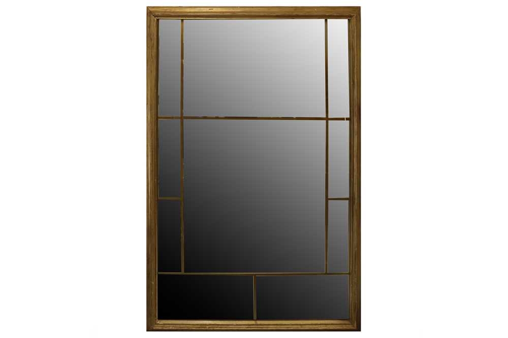 Lot 332 - A GILT FRAMED RECTANGULAR MIRROR, CIRCA 2000