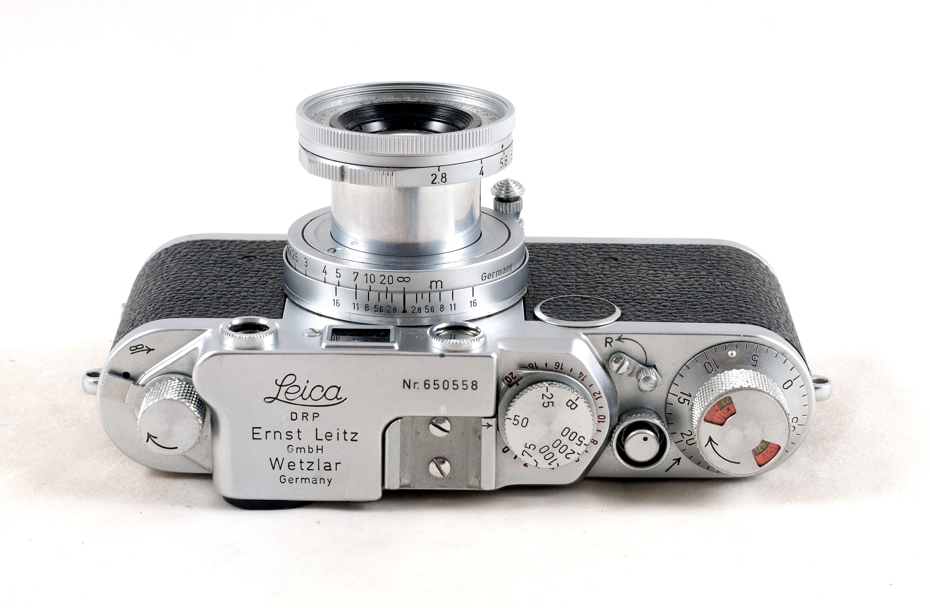 Lot 170 - Leica IIf Rangefinder Camera 5cm f2.8 Elmar