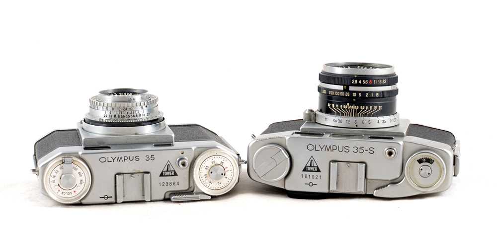 Lot 91 - A Rare Pair of Tower Branded Olympus 35