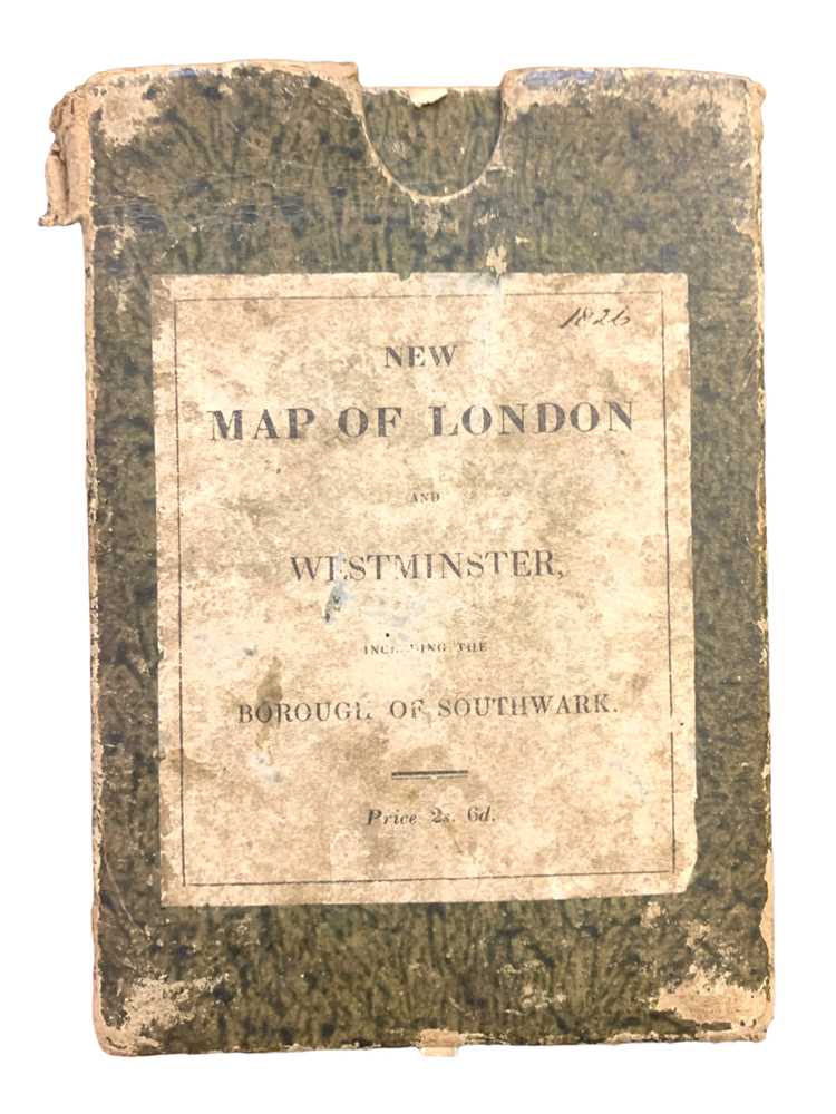 Lot 86 - Tegg's New Plan of London, &c. With 360