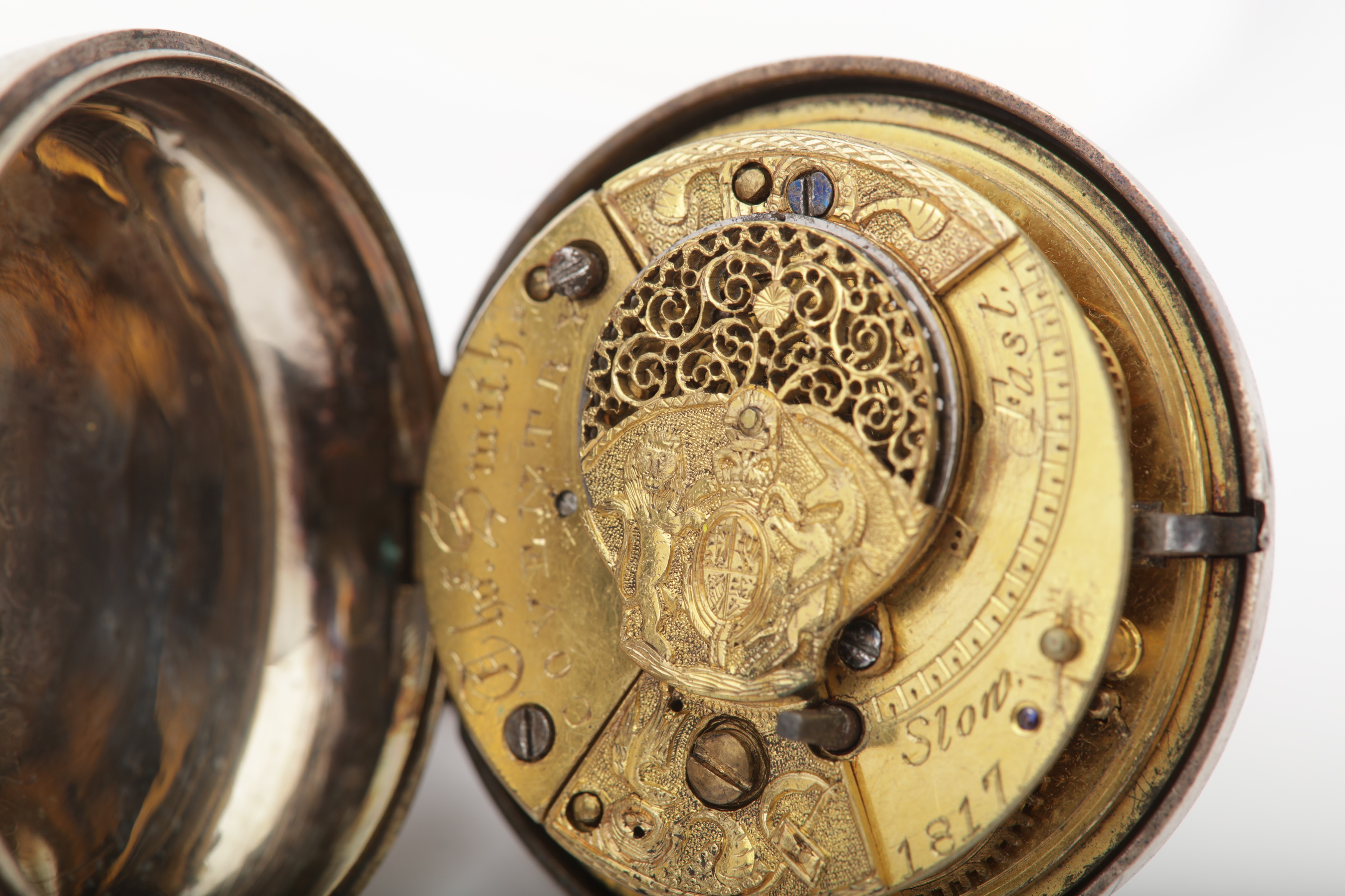 Lot 23 - POCKET WATCH, SILVER, VERGE, THOMAS SMITH.