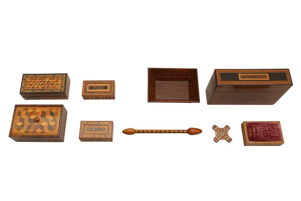 Lot 672 - GROUP OF TUNBRIDGE WARE
