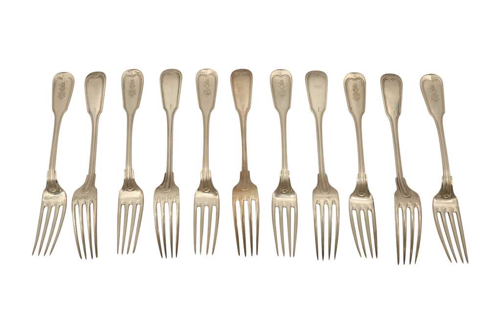 Lot 233 - ELEVEN LATE 19TH CENTURY GERMAN 750 STANDARD