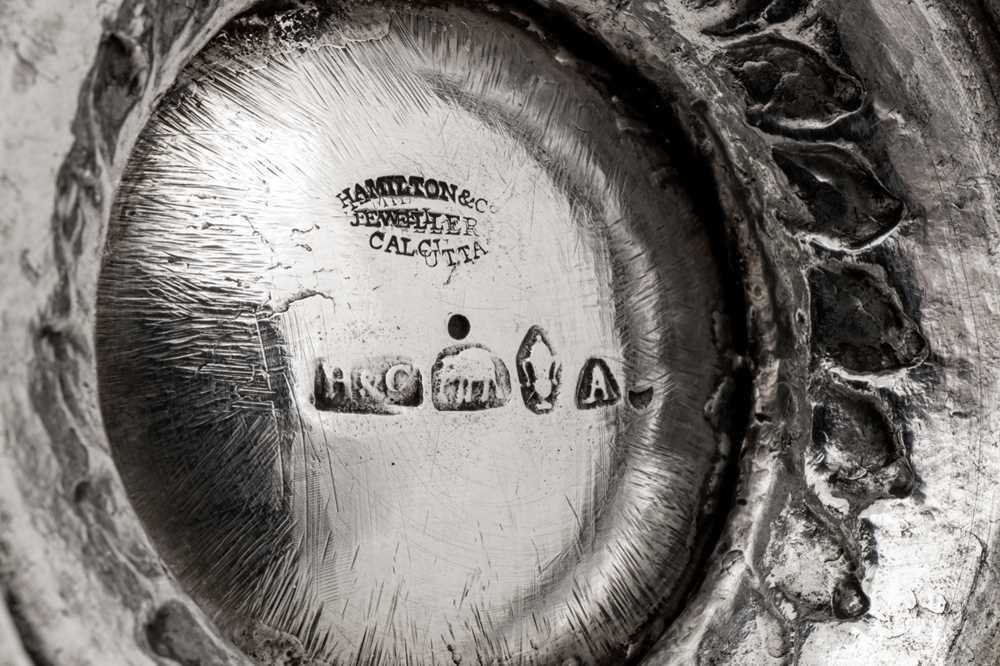 Lot 99 - A mid-19th century Indian Colonial silver