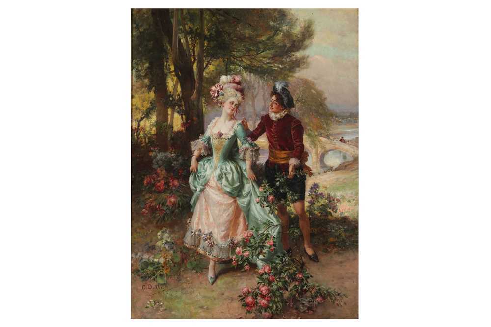 Lot 509 - CESARE AGOSTINO DETTI (ITALIAN 1847-1914)