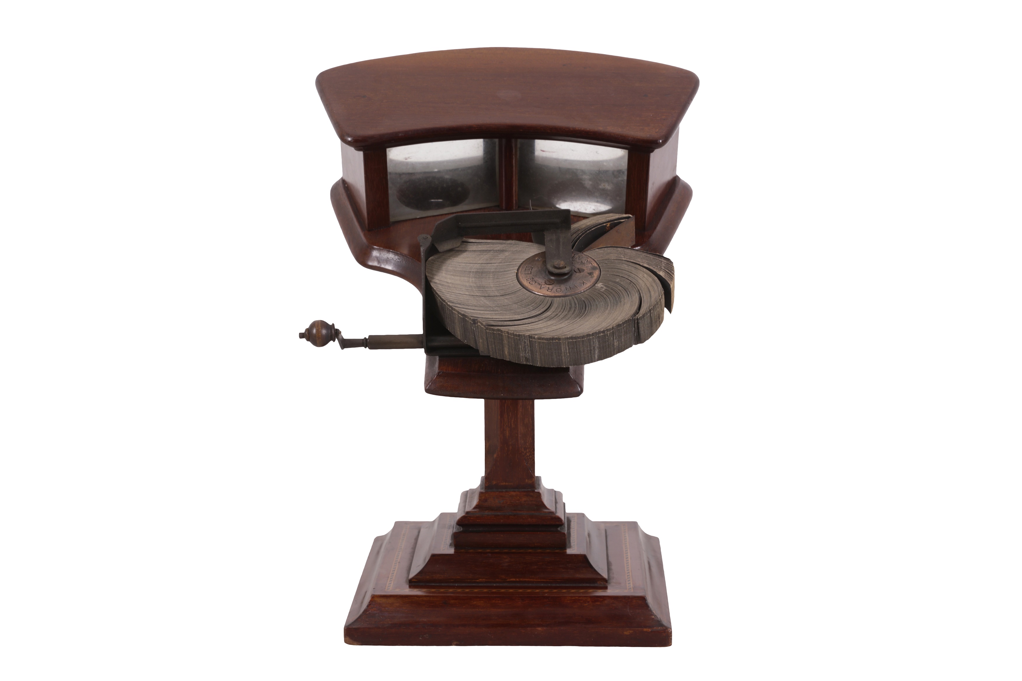 Lot 4 - A Fine Mahogany Kinora Viewer