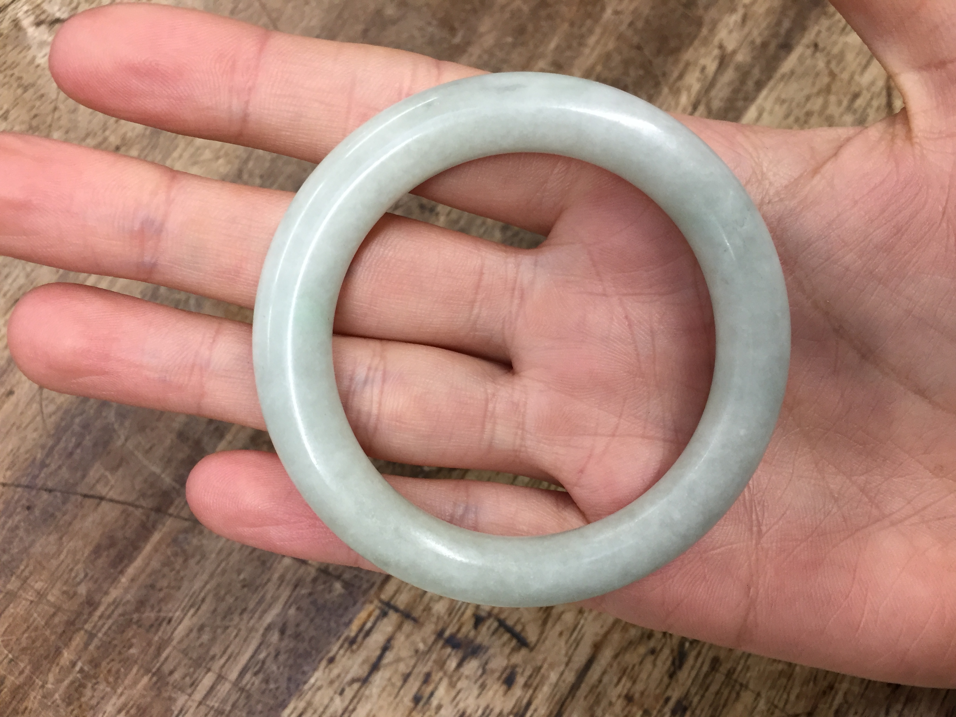 Lot 700 - TWO CHINESE JADE BANGLES