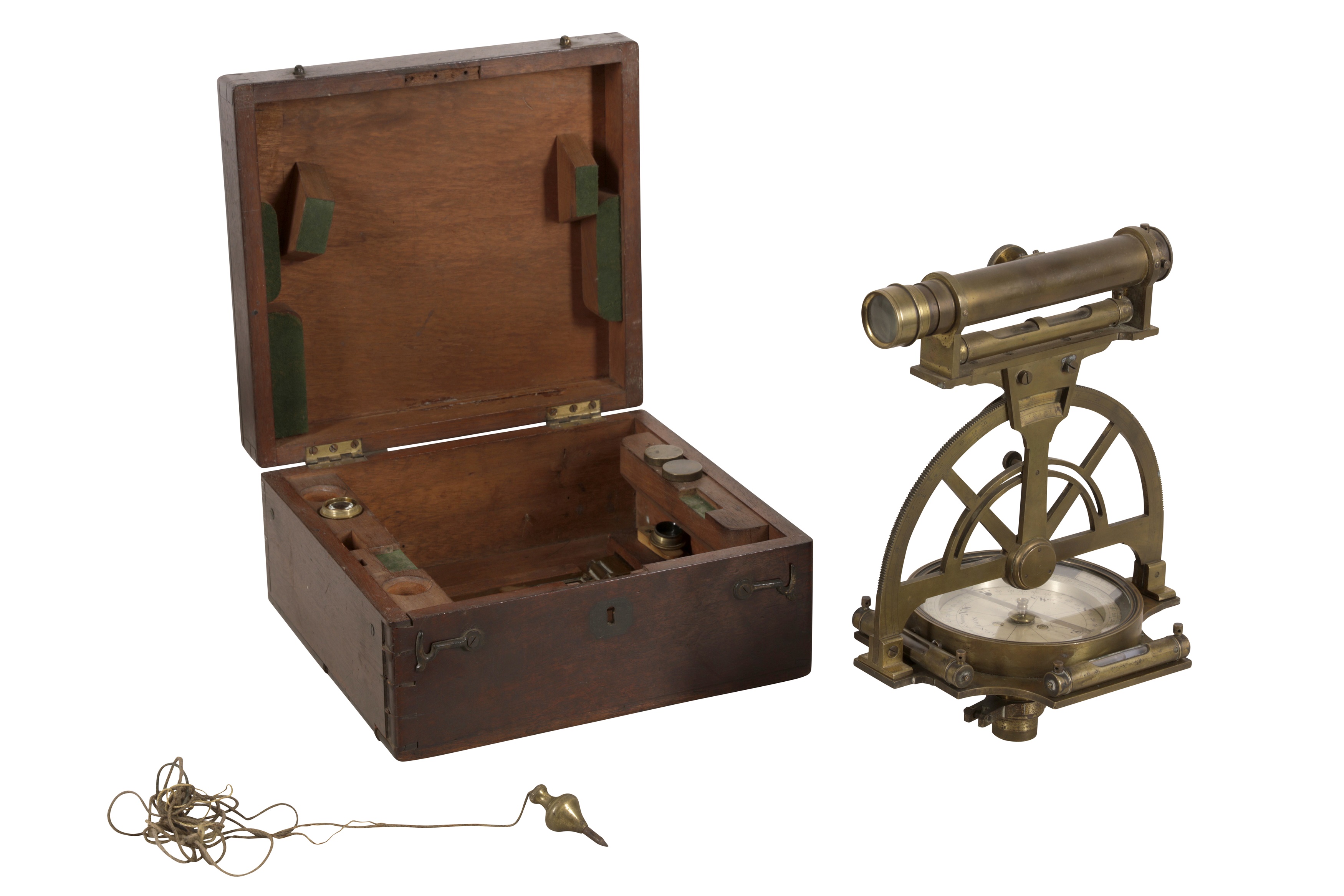 Lot 156 A Troughton And Simms Brass Transit Theodolite