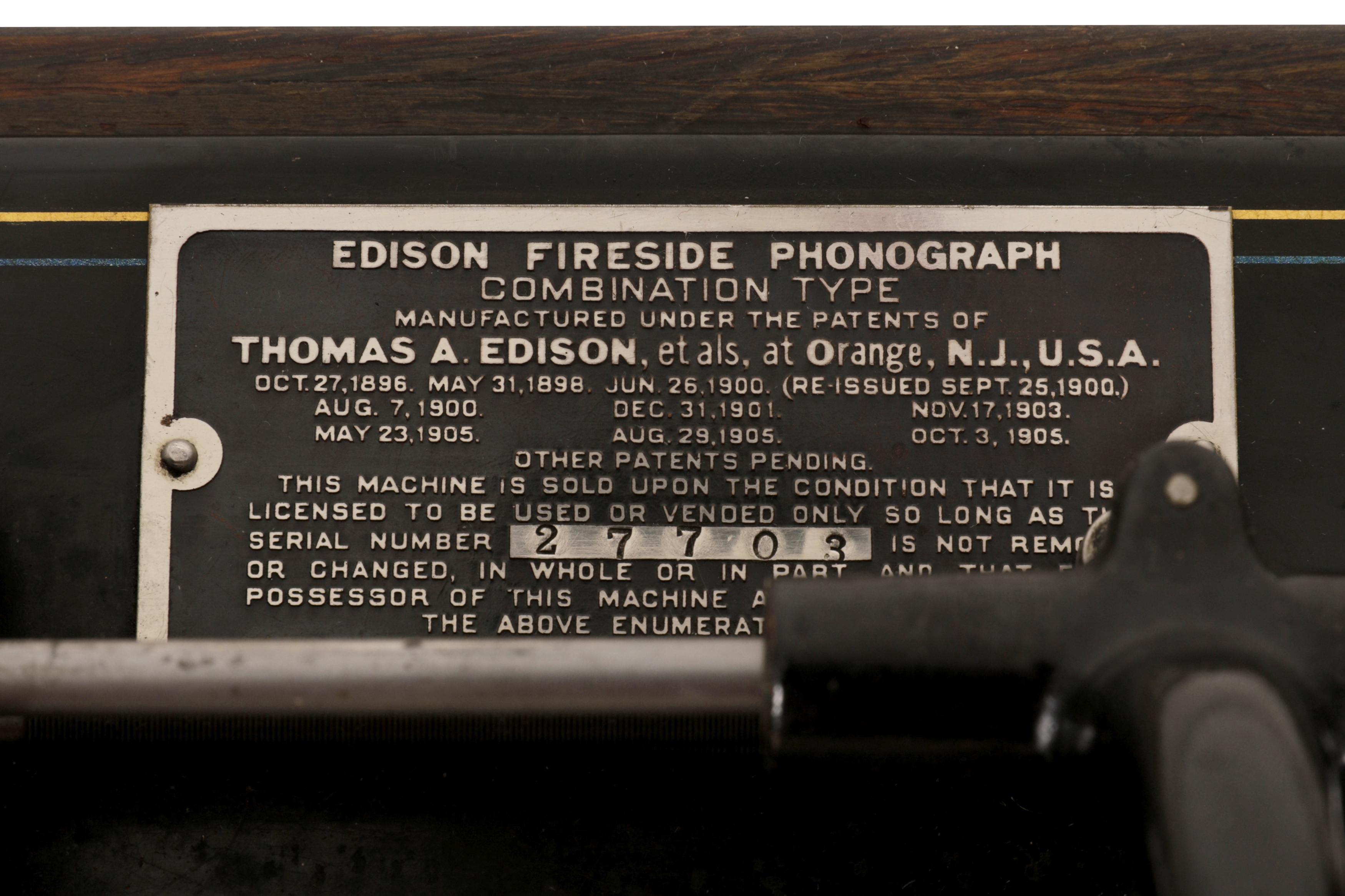 Lot 20 - A Model A Edison Combination Type Fireside