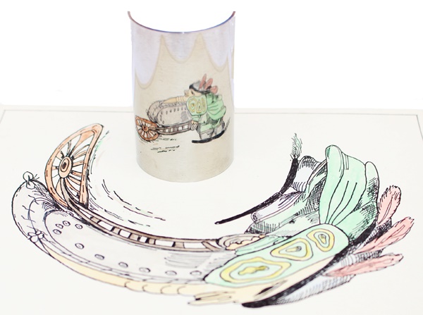 Lot 32 - A Selection Of Anamorphoscope Paintings