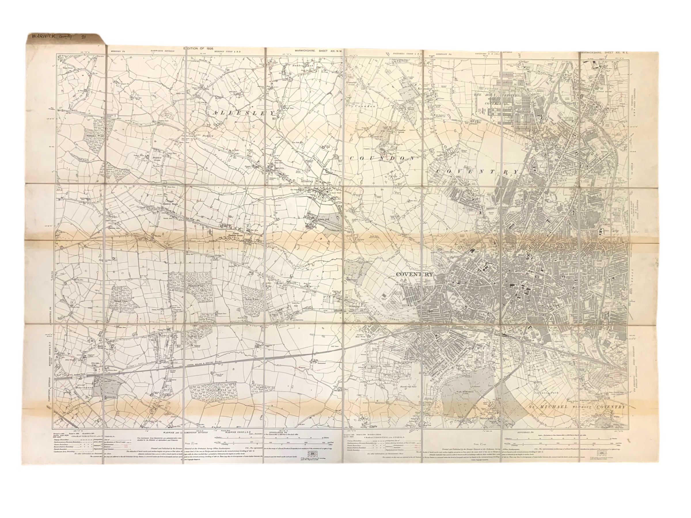 Lot 73 Collection Of Vintage Ordnance Survey Maps