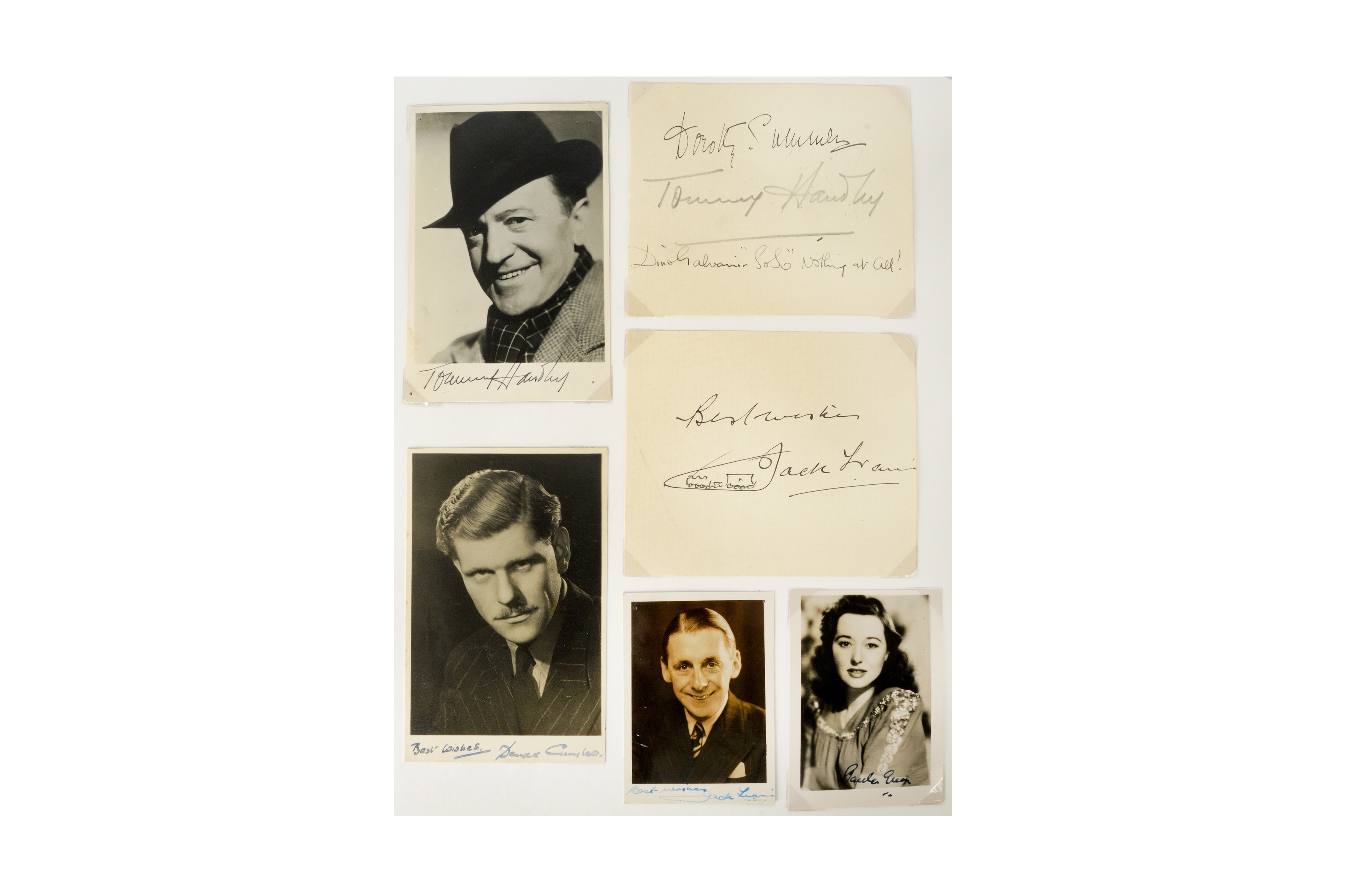 Lot 358 - Autograph Collection.- Vintage Music Hall