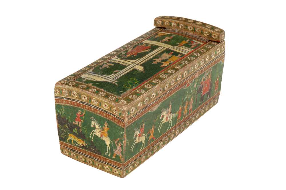 Lot 346 - A SET OF POLYCHROME-PAINTED AND LACQUERED