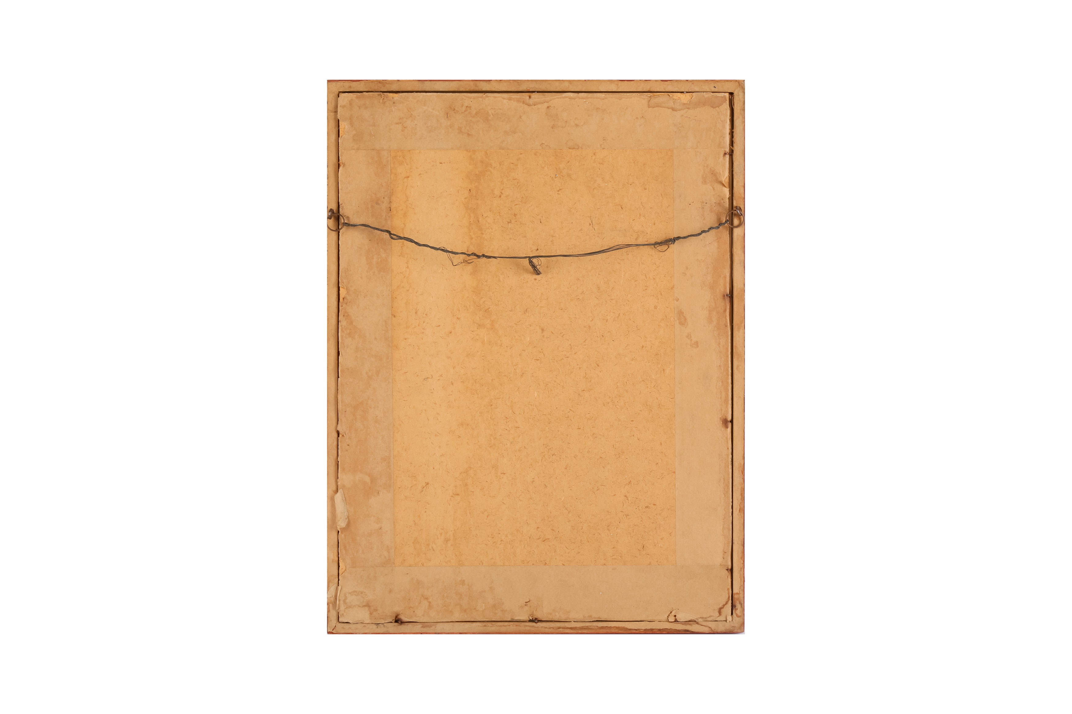 Lot 216 - A SMALL TAWQI` CALLIGRAPHIC PANEL