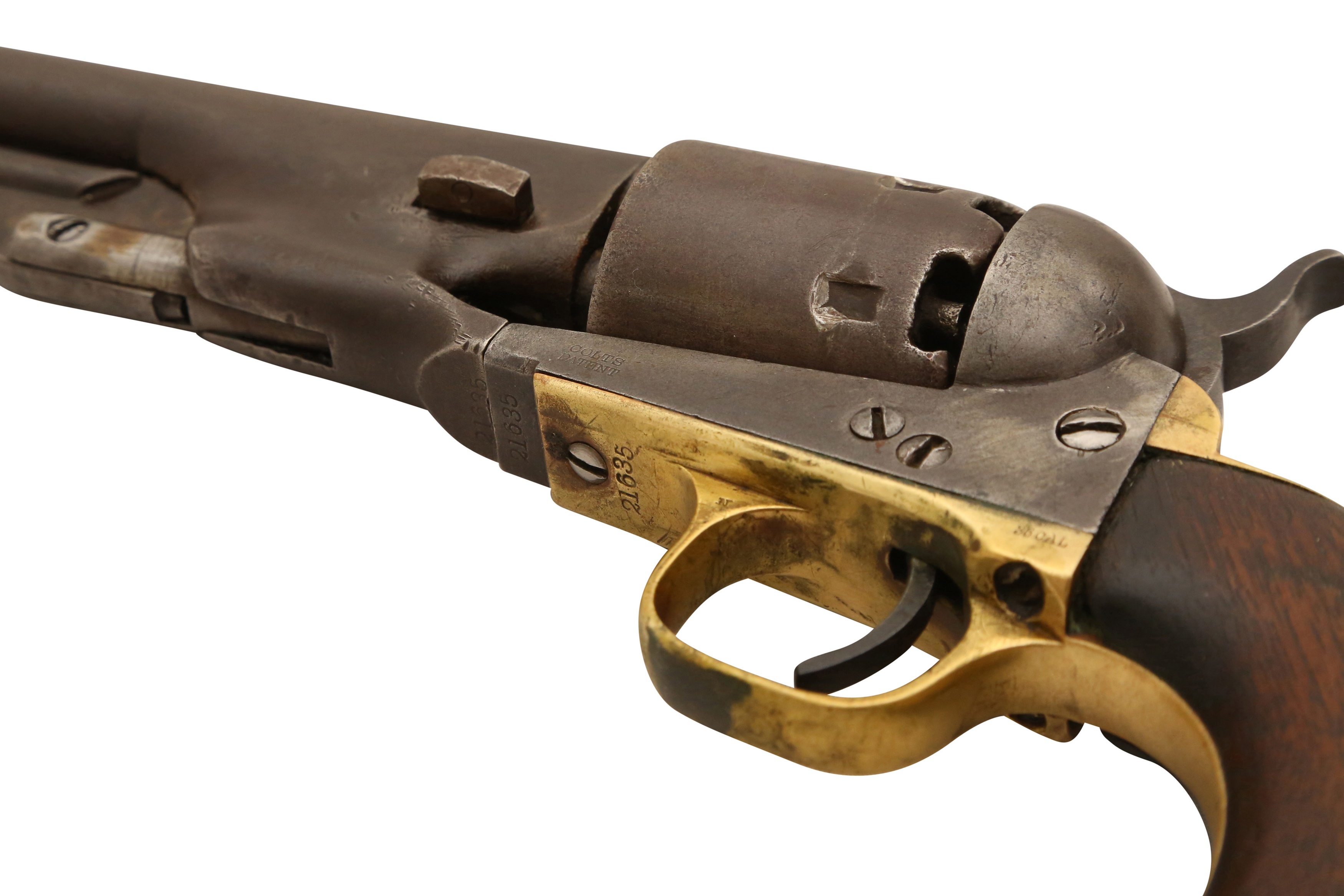 Lot 130 - A .36 CALIBRE COLT 1861 NAVY SIX-SHOT