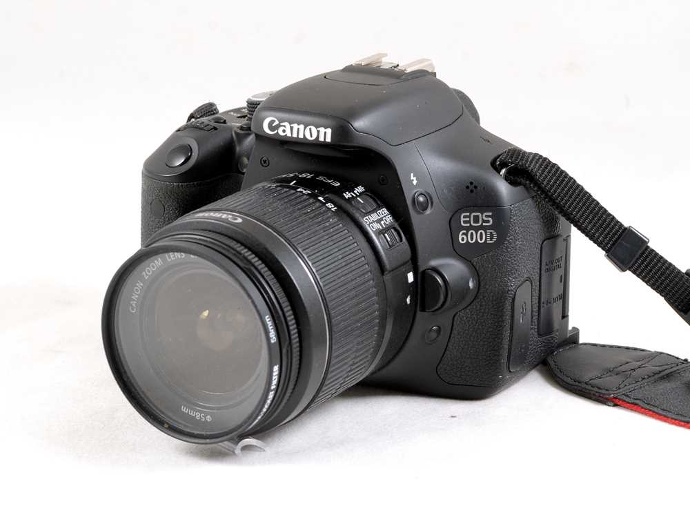 Lot 191 - Canon 600D DSLR Outfit.