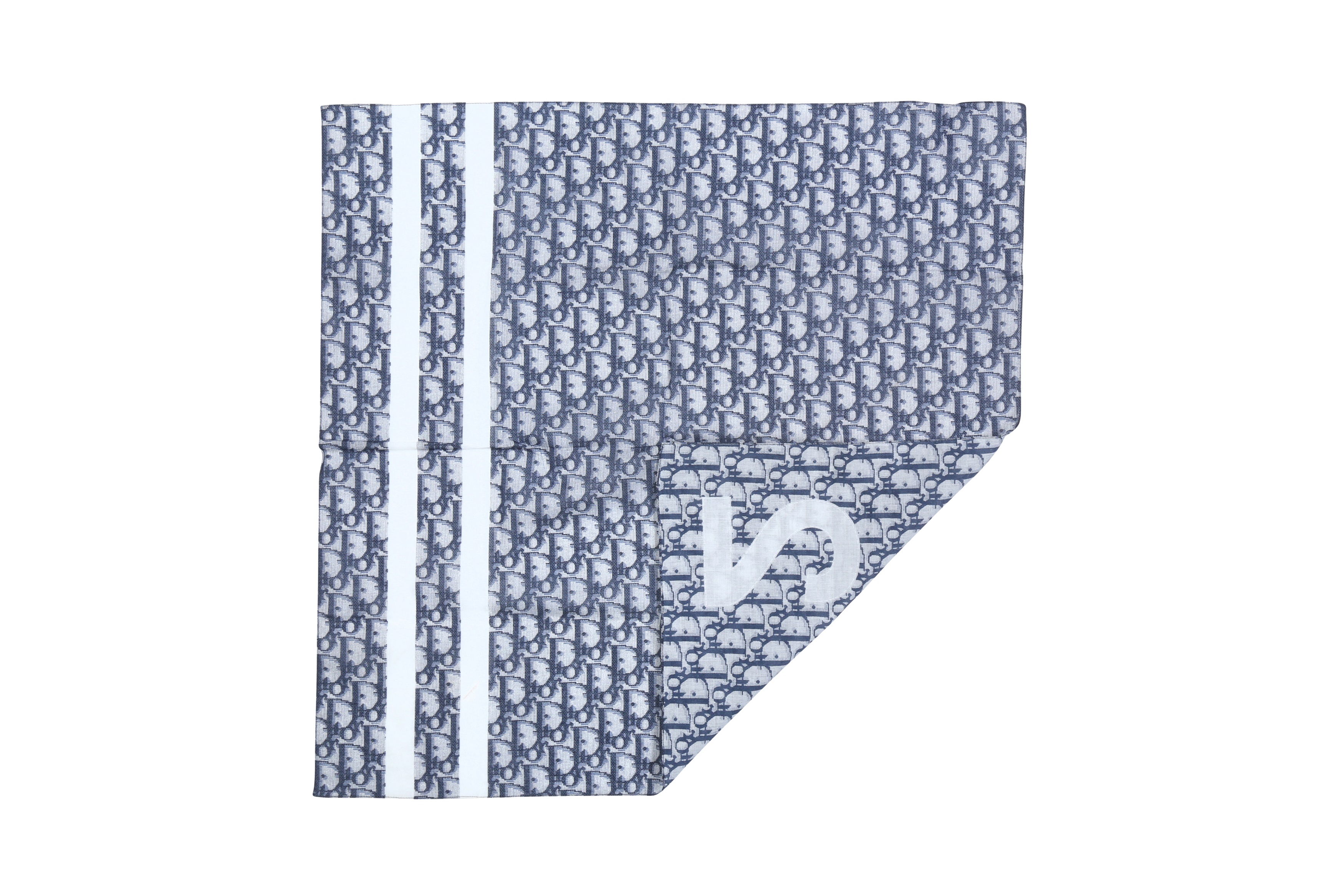 Lot 129 - Christian Dior Blue Oblique Bandana