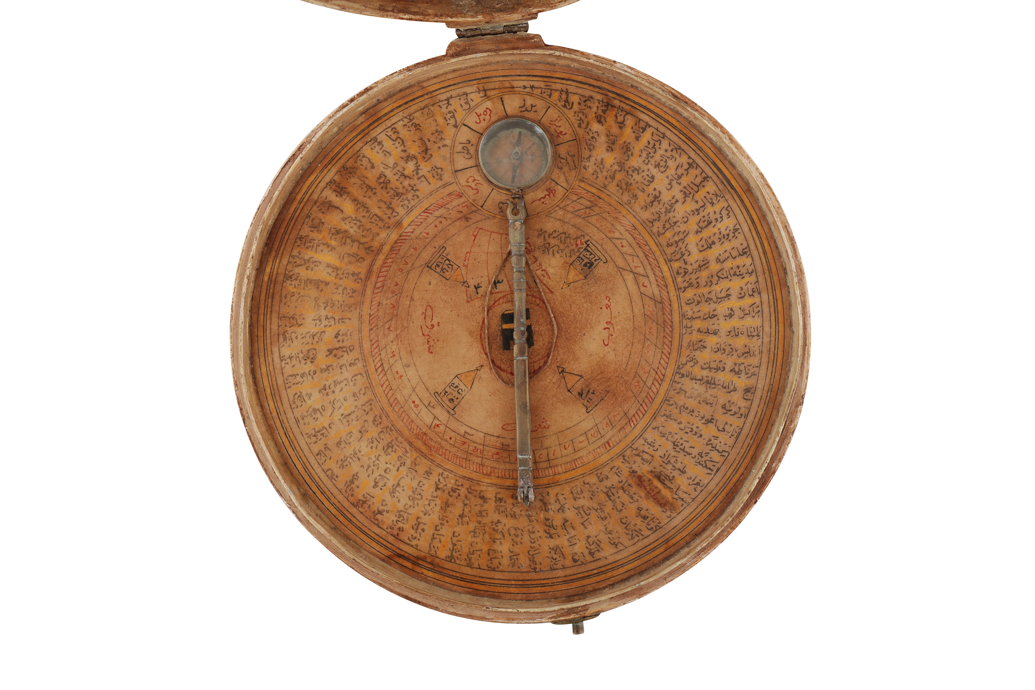 Lot 401 - AN OTTOMAN QIBLA INDICATOR