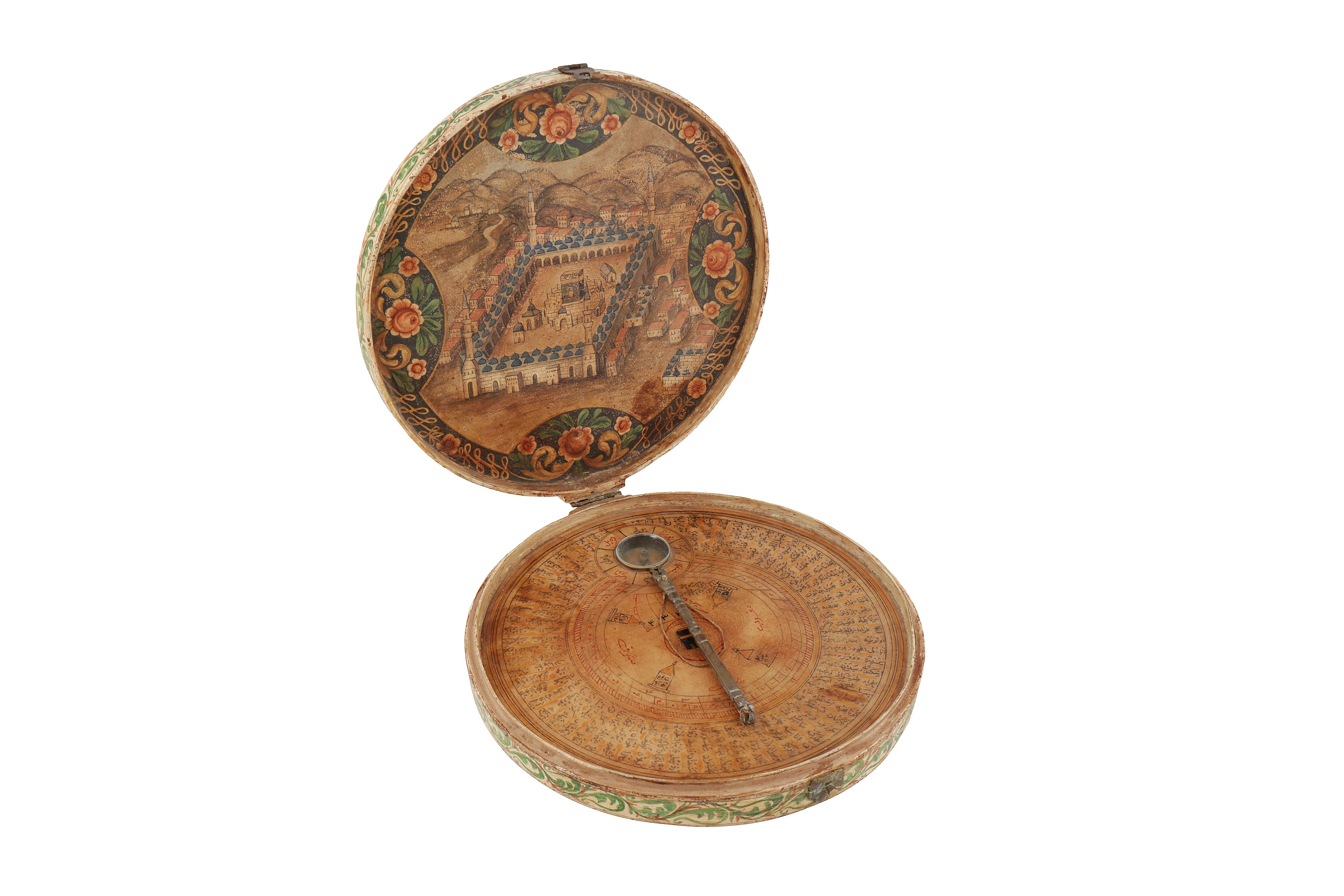 Lot 401 - AN OTTOMAN QIBLA INDICATOR