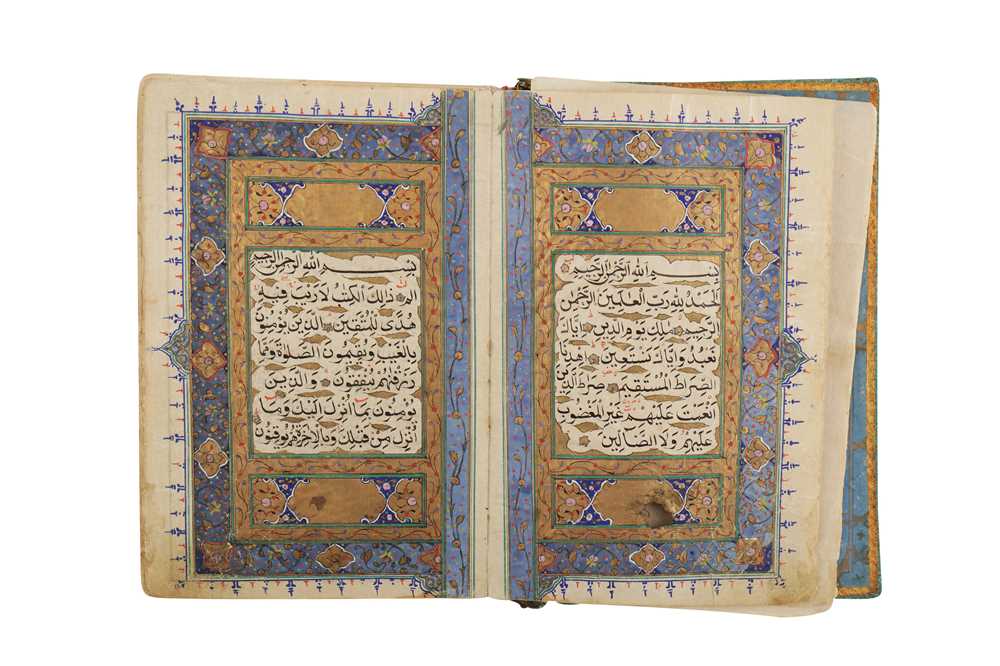 Lot 421 - AN INDIAN QUR'AN