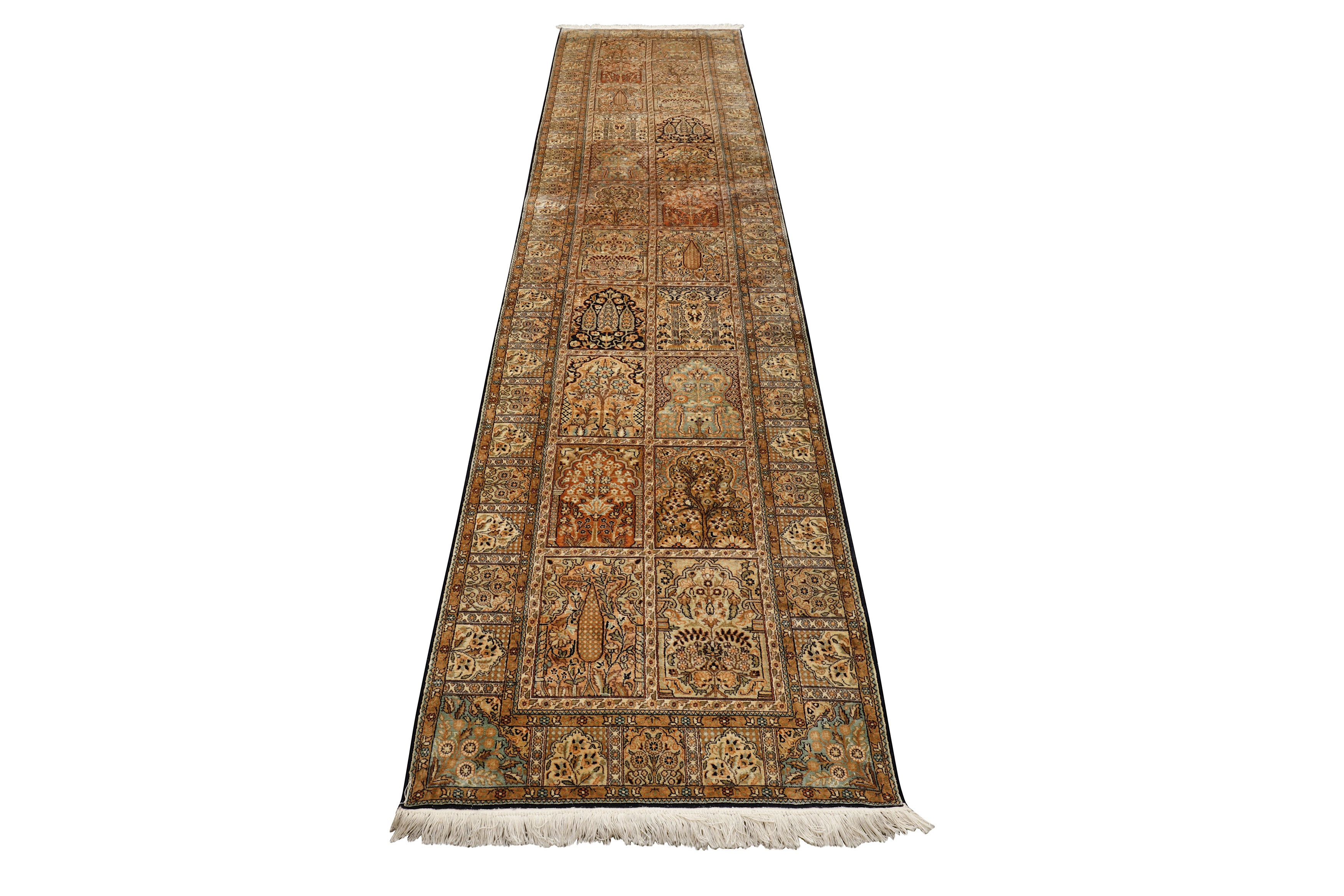 Lot 56 - A VERY FINE SILK INDIAN RUNNER