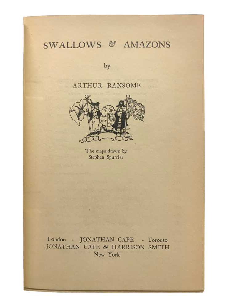 Lot 212 - Ransome (Arthur) Swallows and Amazons