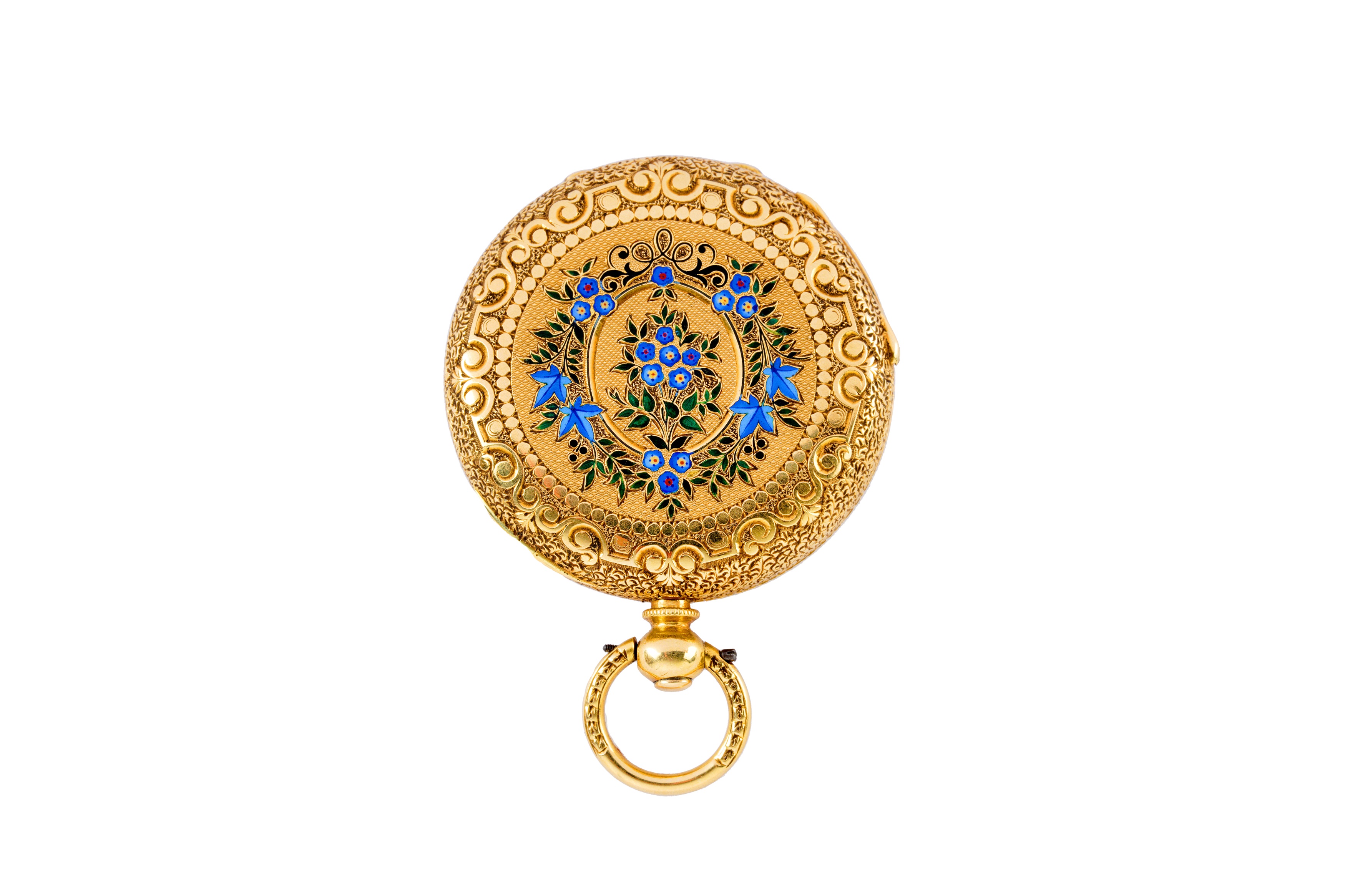 Lot 68 - 18K GOLD FULL HUNTER POCKET WATCH.