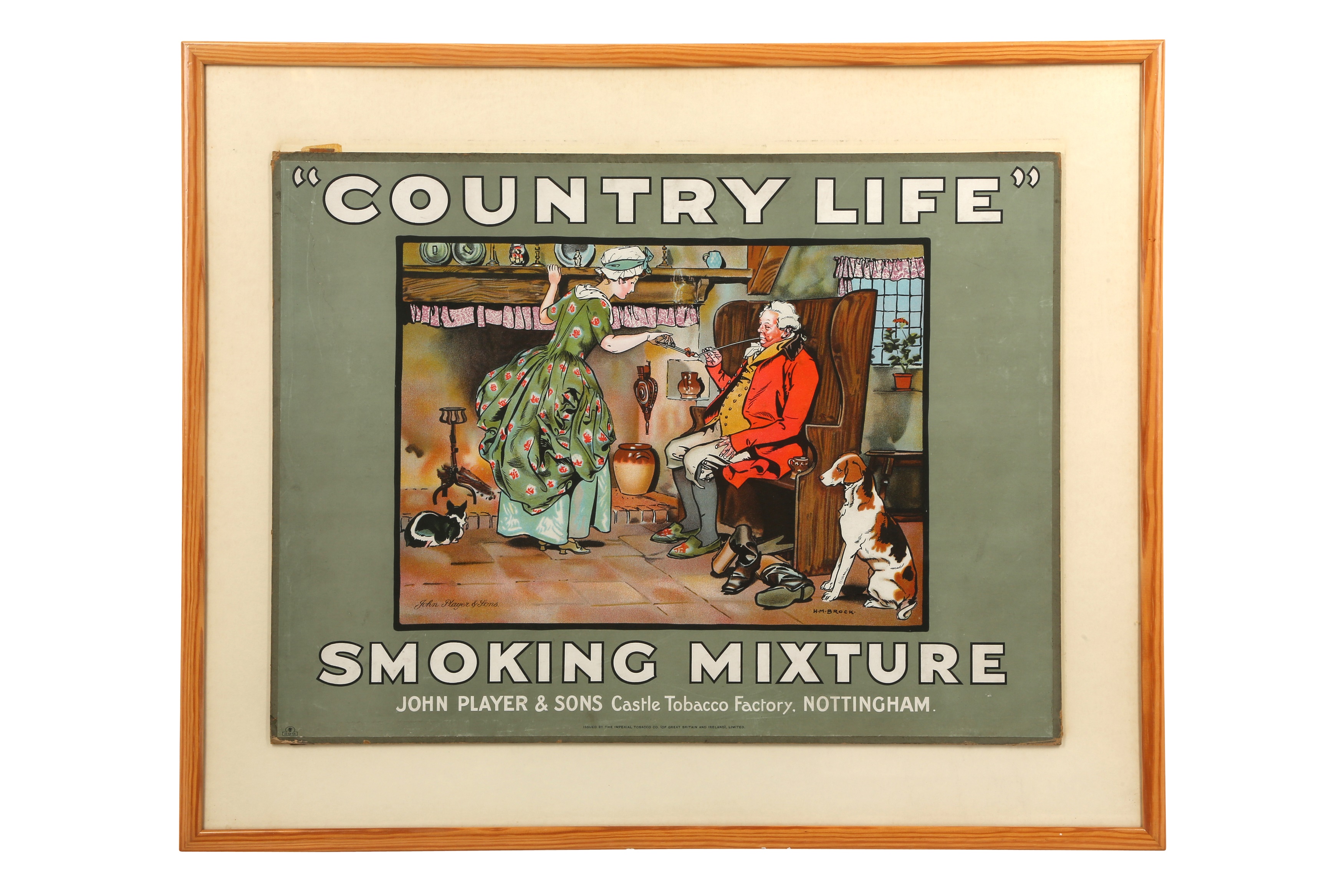 Lot 349 - PLAYER'S CIGARETTES SHOWCARDS: COUNTRY LIFE