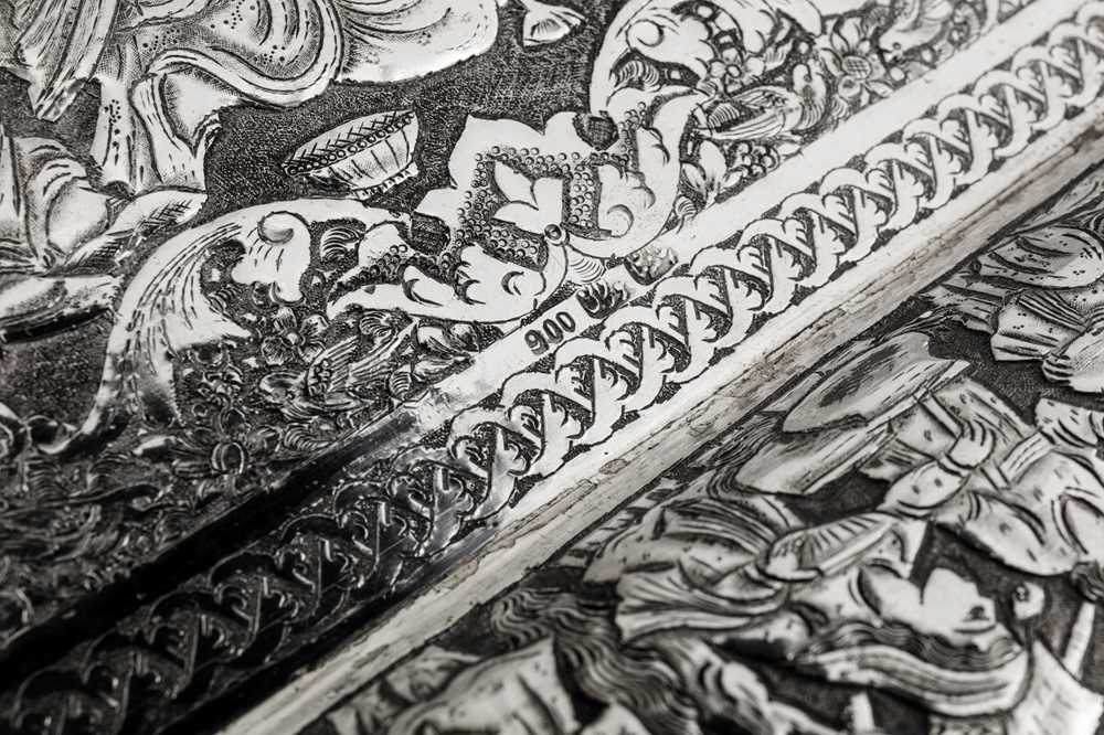 Lot 218 - A late 20th century Persian (Iranian) silver