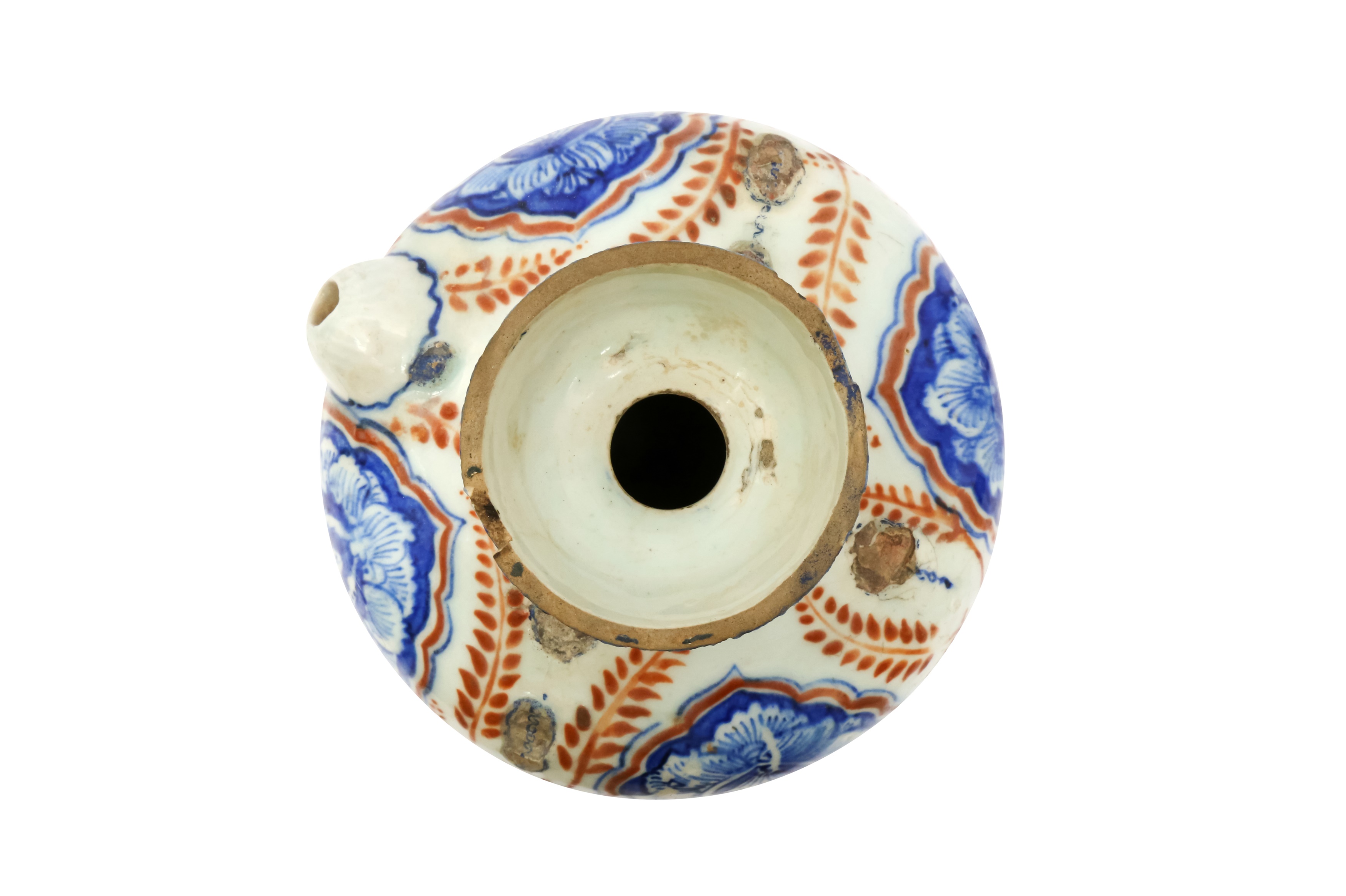 Lot 37 - TWO SAFAVID POTTERY WATER PIPE BOTTLES