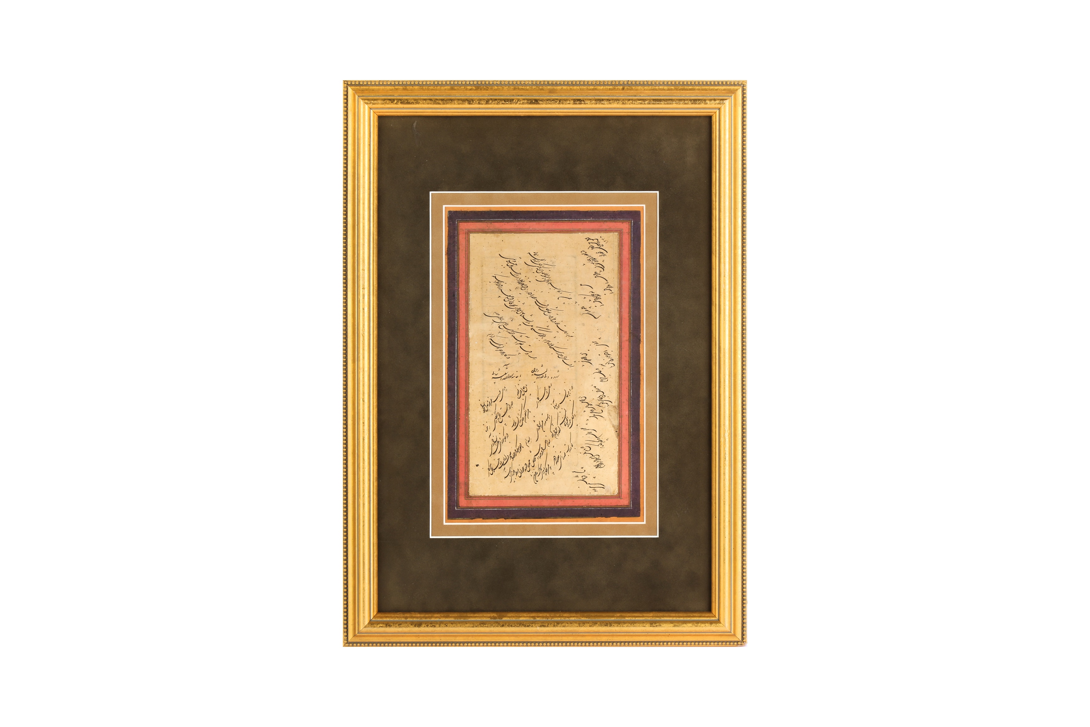 Lot 76 - TWO DATED PANELS OF SHIKASTEH NASTA’LIQ