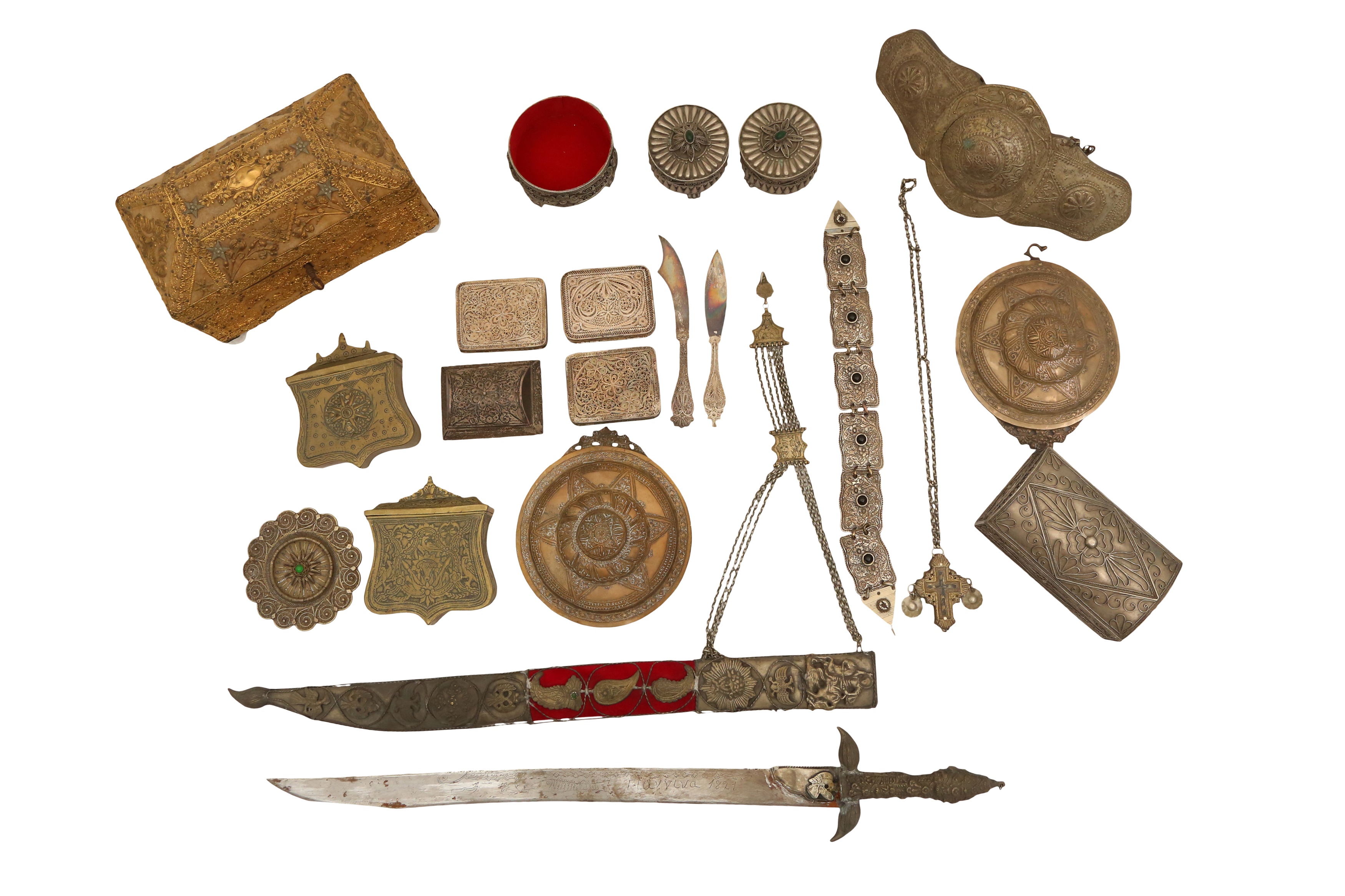 Lot 427 - ALBANIAN INTEREST - TRADITIONAL METAL WORK