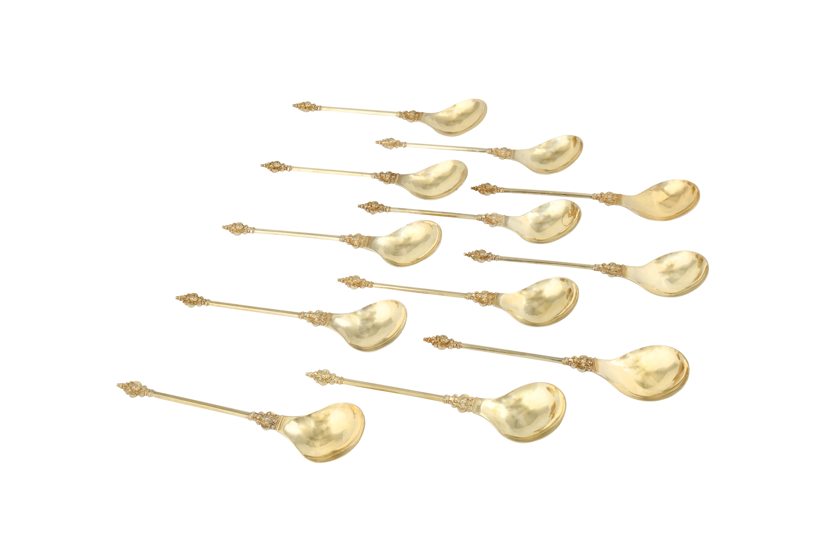 Lot 273 - A set of twelve late 19th century German