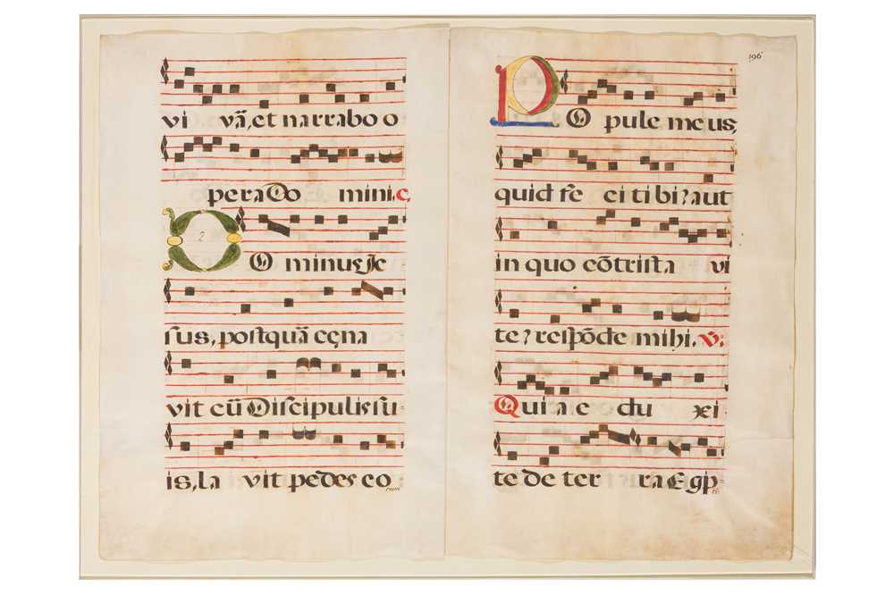 Lot 273 - Antiphonal Leaves, 17th century