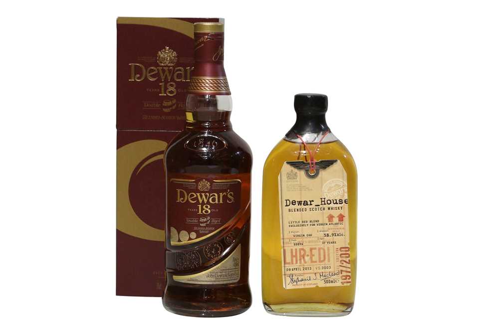 Lot 230 - Dewars Red Blend, Aged 17 Years and Dewars