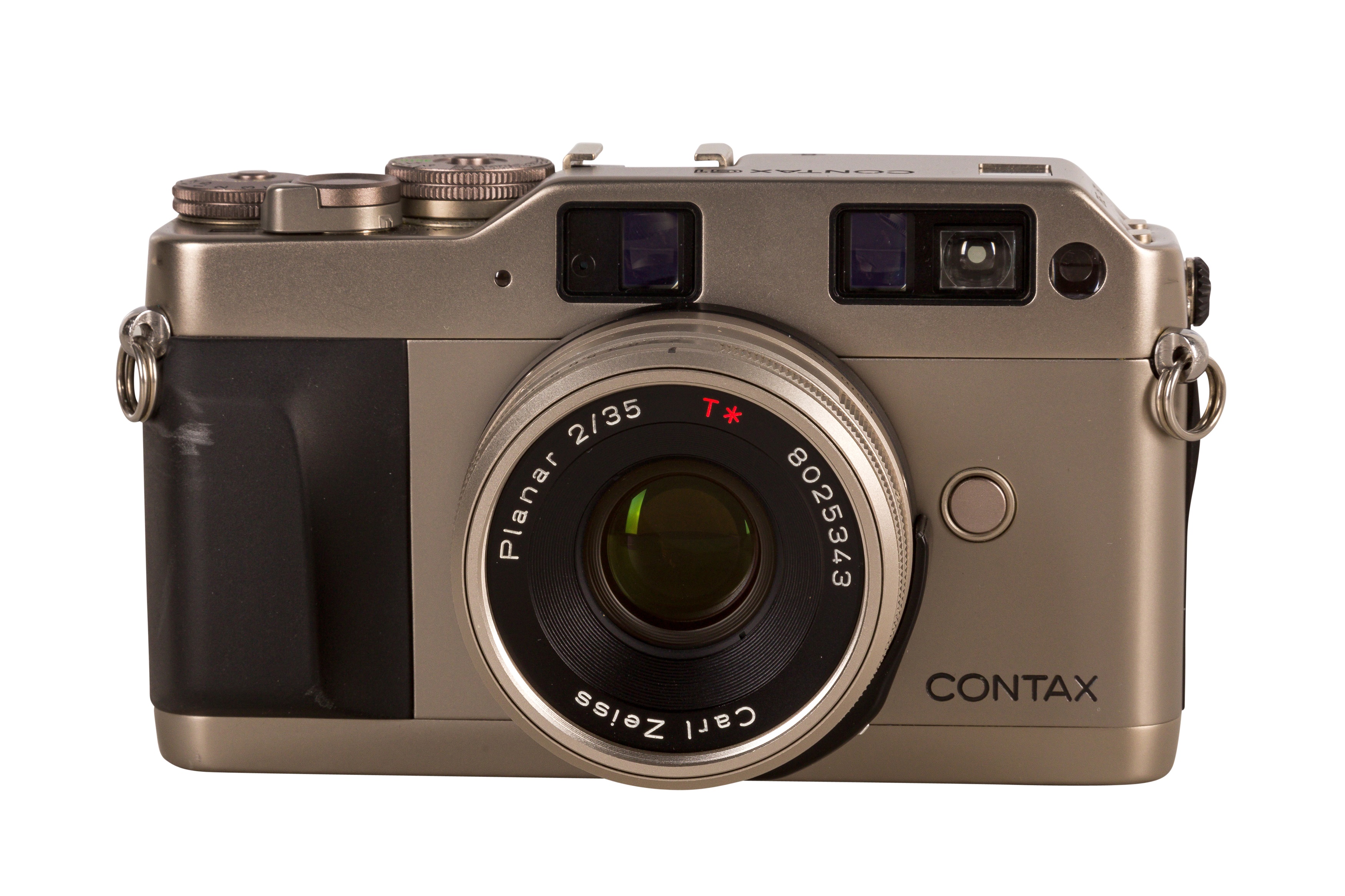 Lot 351 - A Contax G1 35mm Rangefinder Camera Outfit