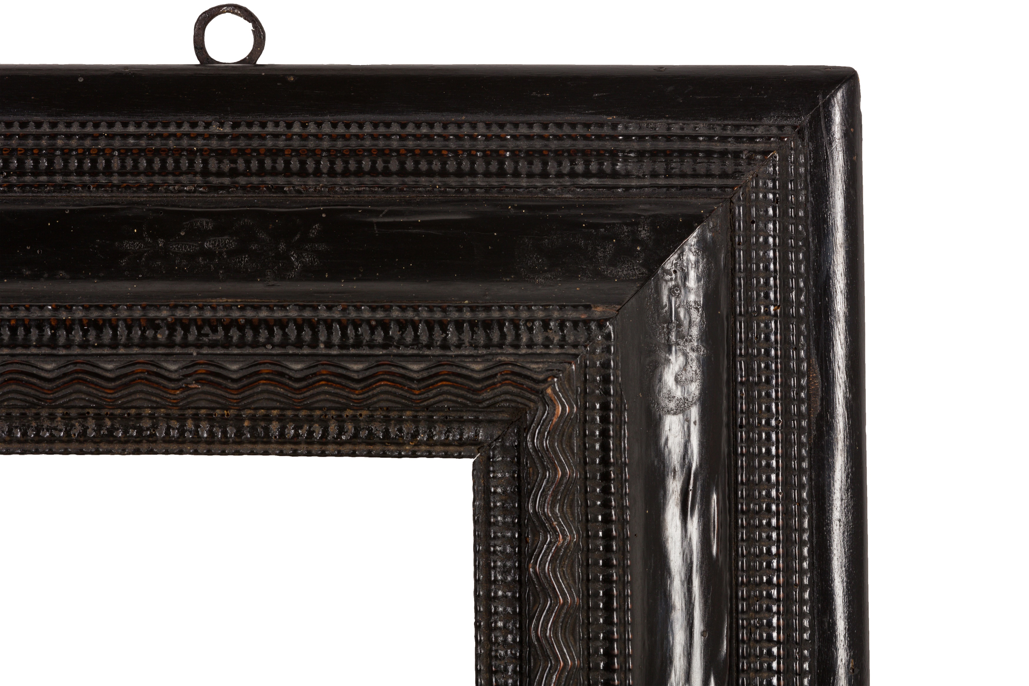 Lot 107 - A NORTHERN ITALIAN 17TH CENTURY EBONISED
