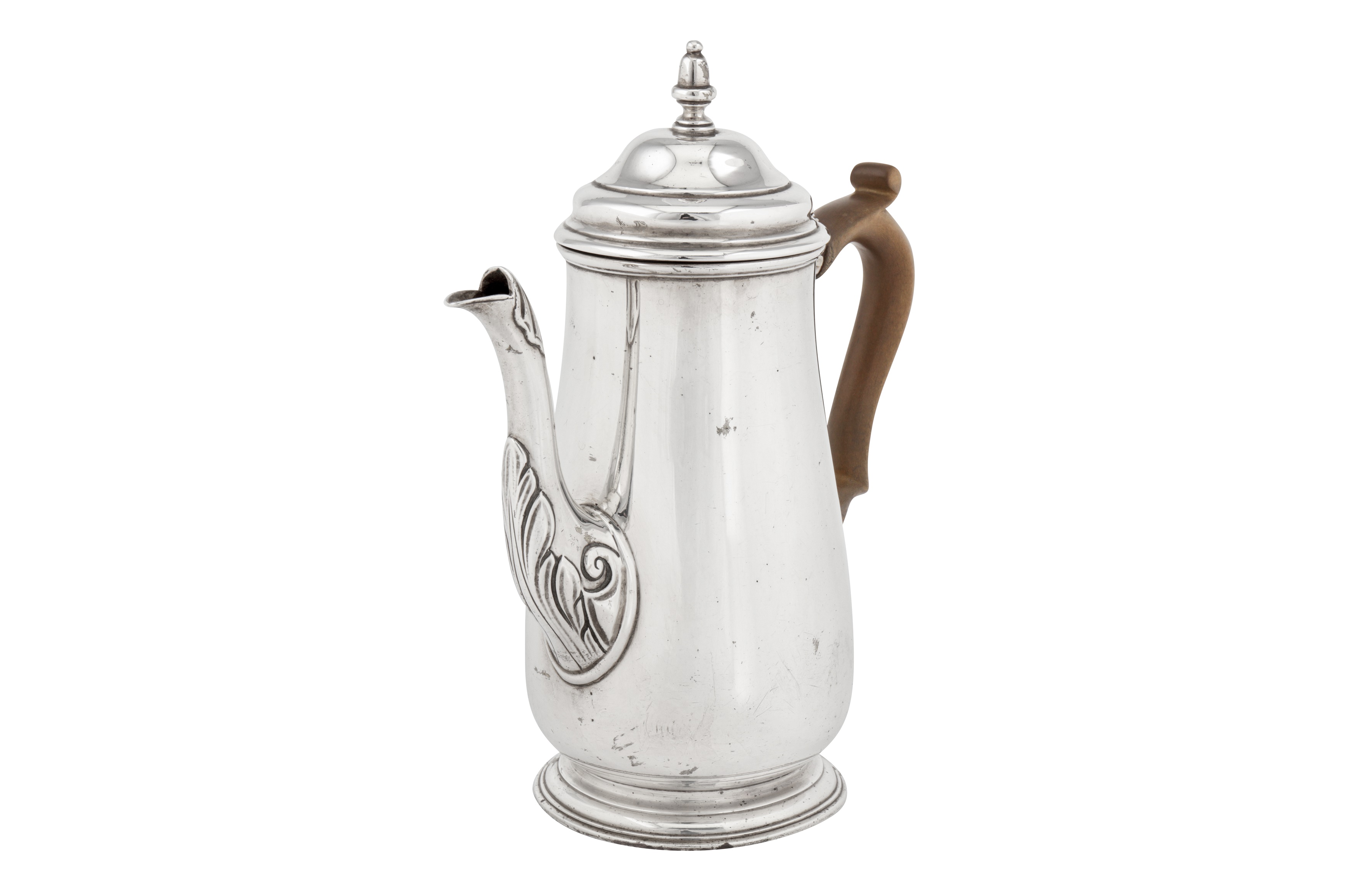 Lot 273 - A George V sterling silver bachelor coffee