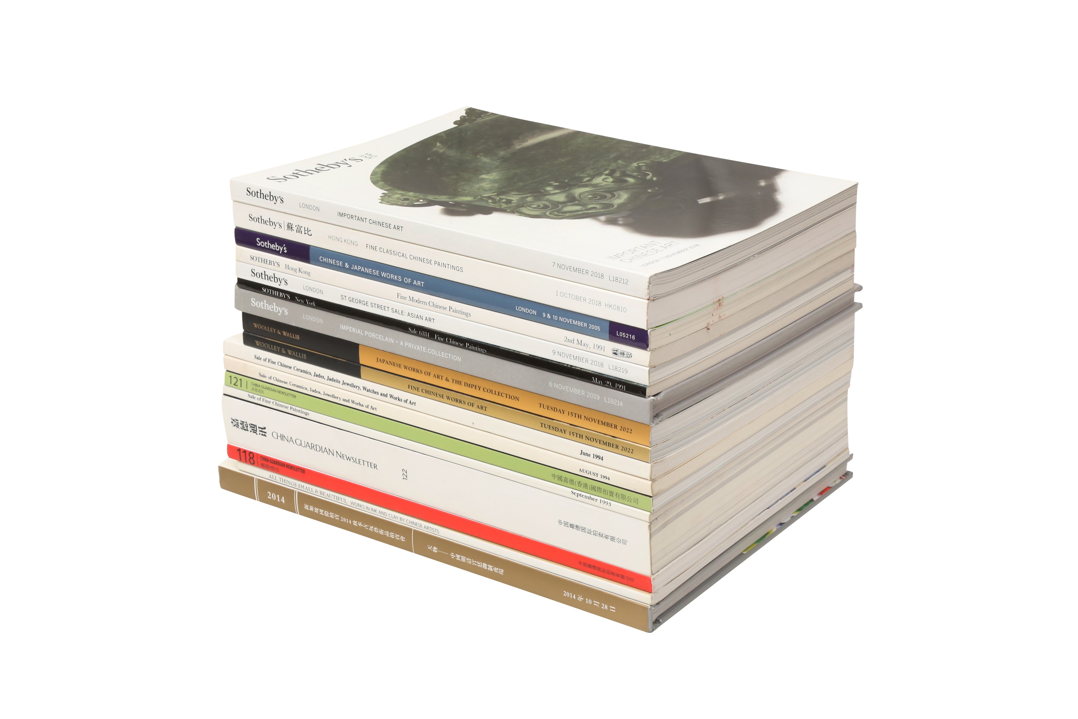 Lot 465 - A LARGE GROUP OF AUCTION CATALOGUES